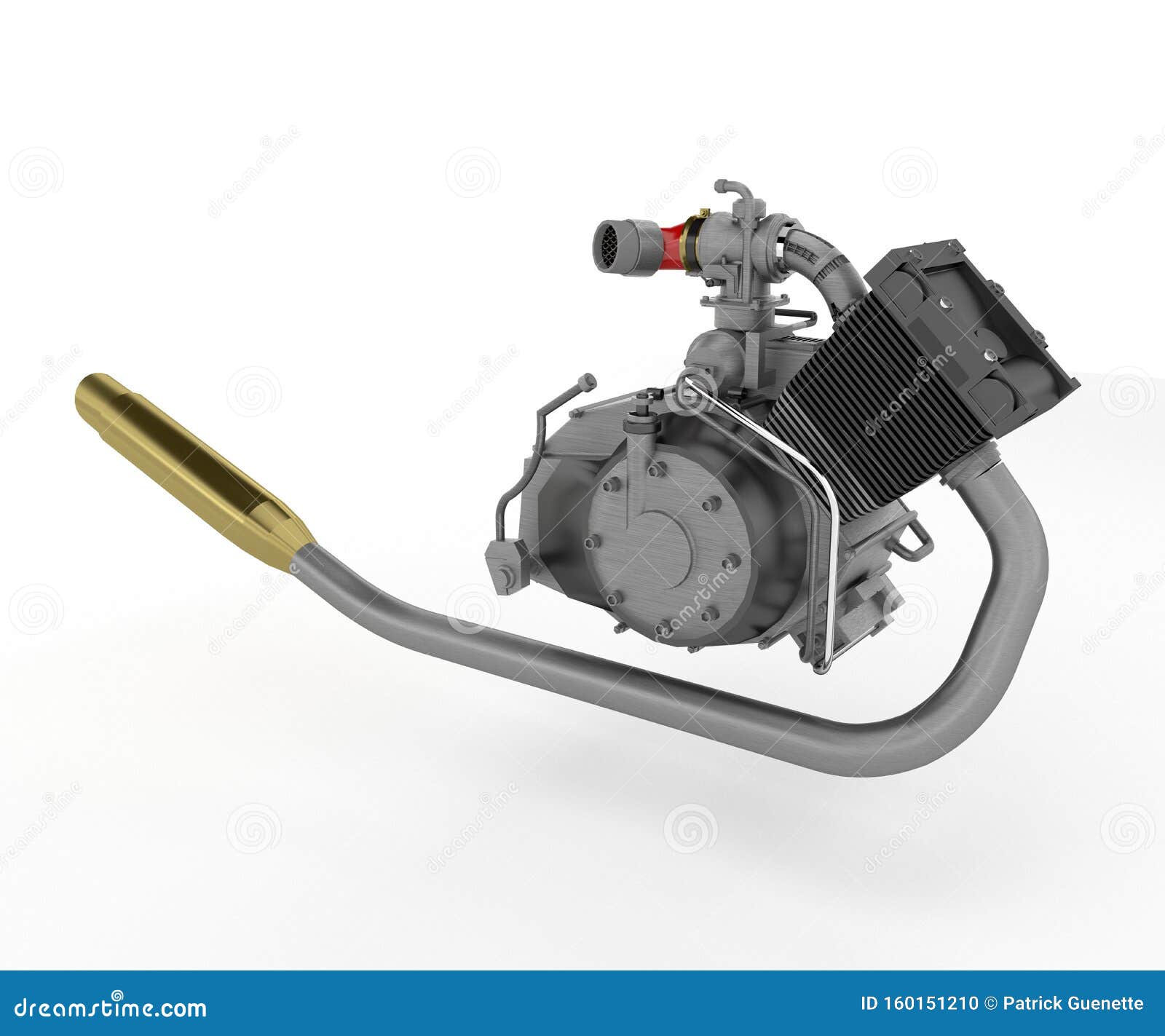 A Motorcycle Engine Vector or Color Illustration Stock Illustration ...