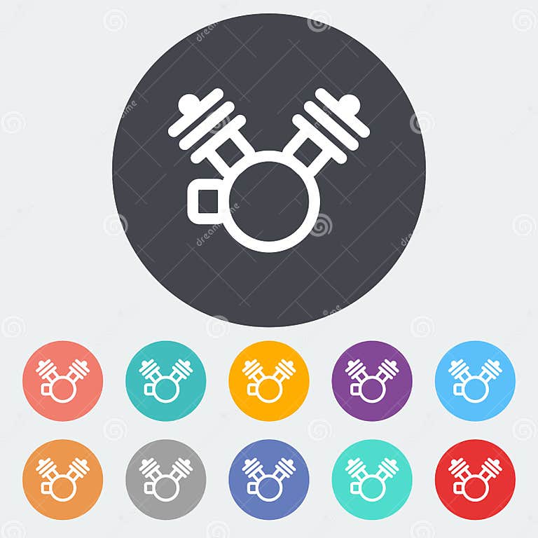 Motorcycle engine icon. stock vector. Illustration of transport - 91621353