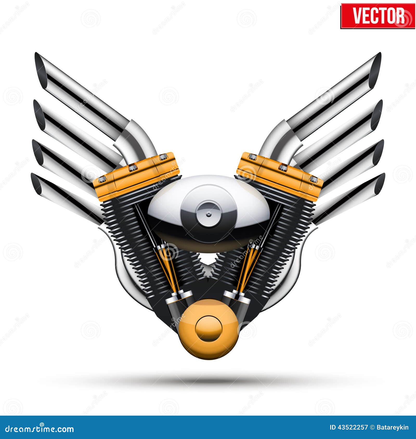 Vector Motors Electric Motor Vector Icons Set Illustration Stock