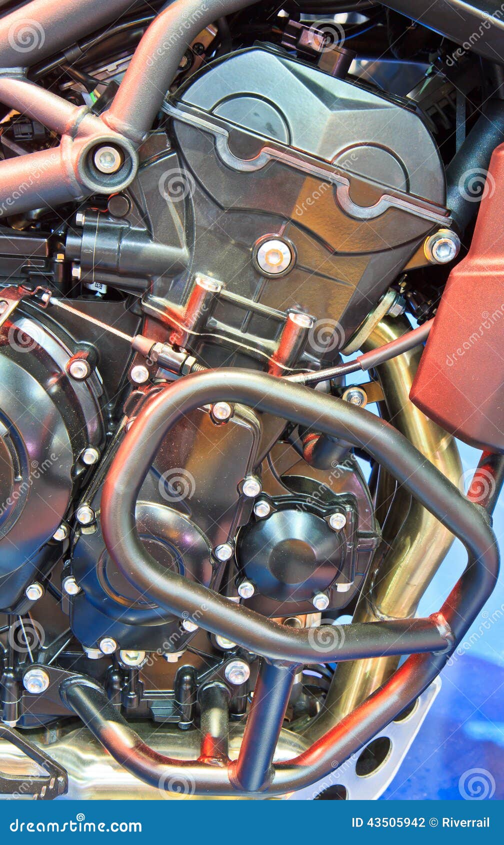 Motorcycle engine stock photo. Image of hiking, engineering - 43505942