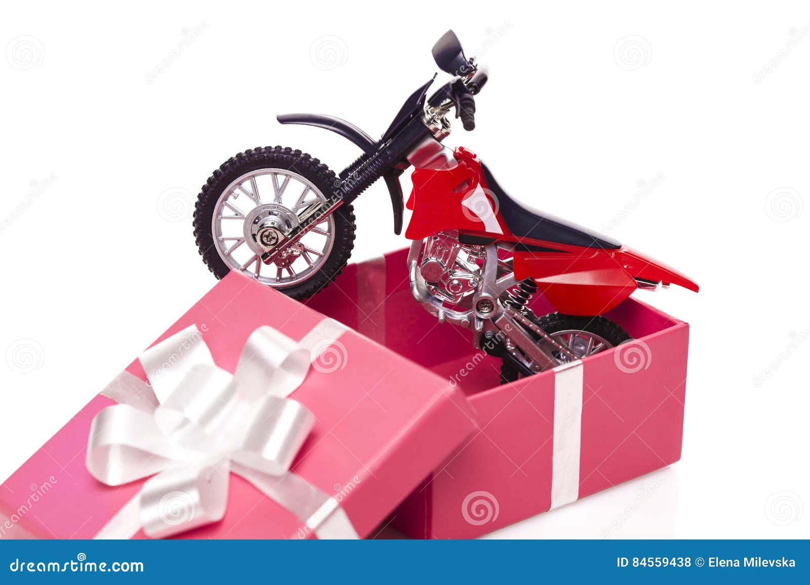 Motorcycle In Gift Box Royalty-Free Stock Image | CartoonDealer.com ...