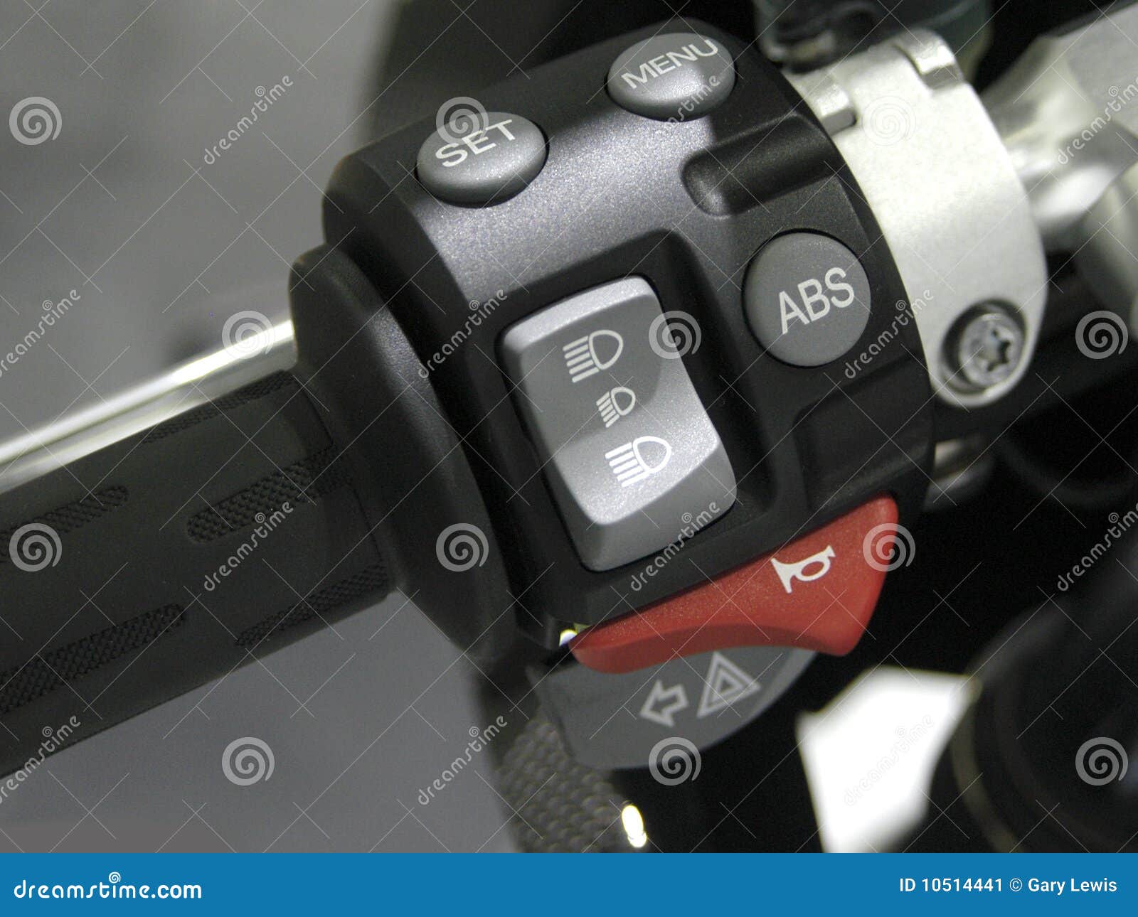 Motorcycle Handle stock image. Image of vehicle, buttons - 10514441