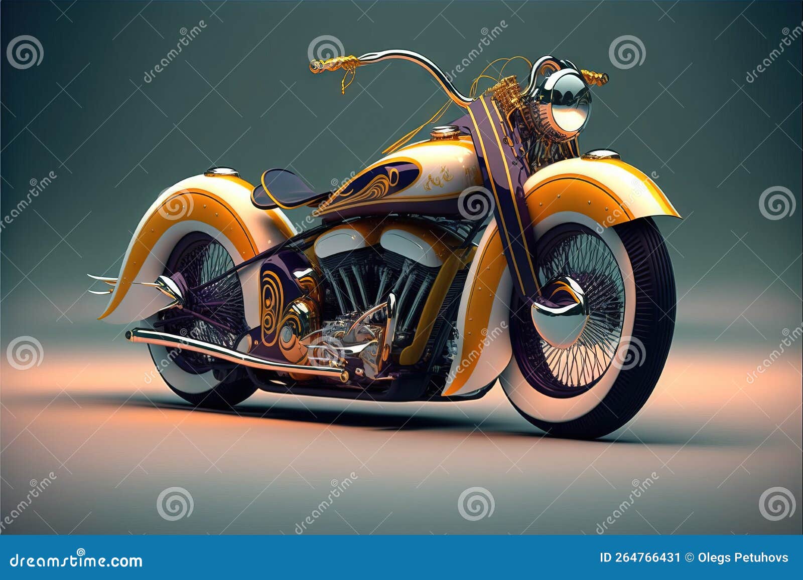 A Motorcycle with a Helmet on the Back of it S Seat and a Sidecar on ...