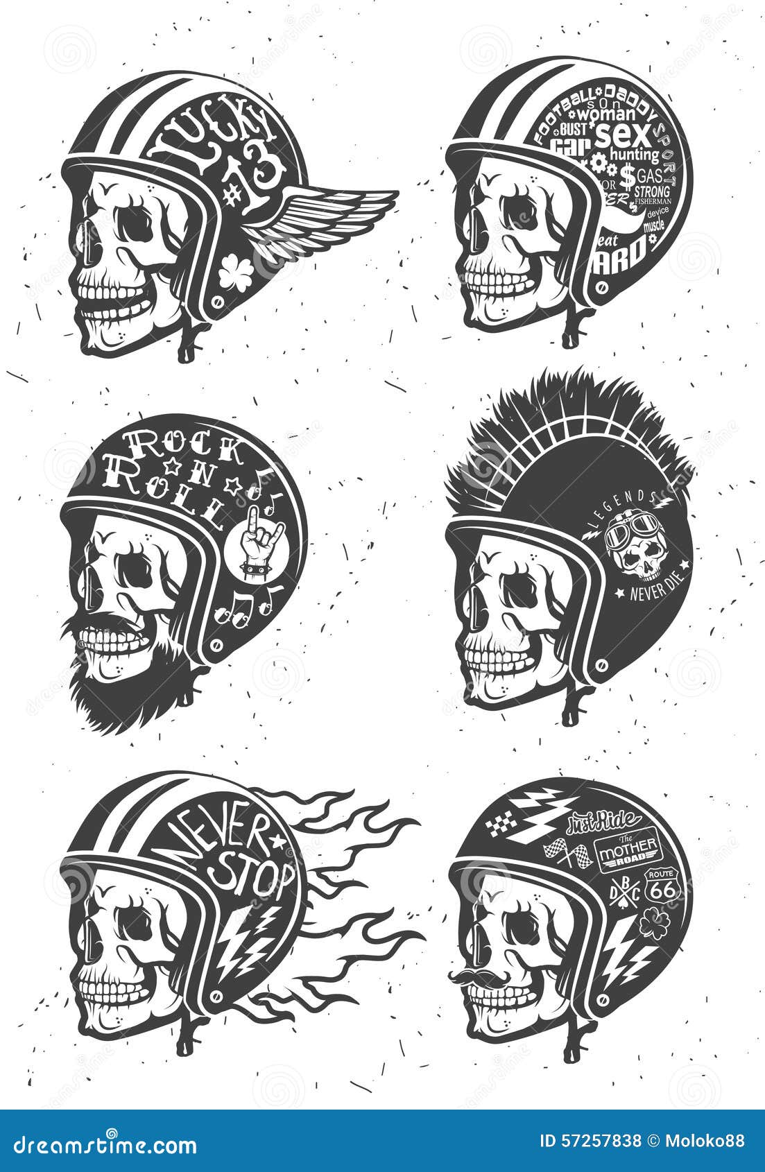 Ikaika Helmet Tattoos