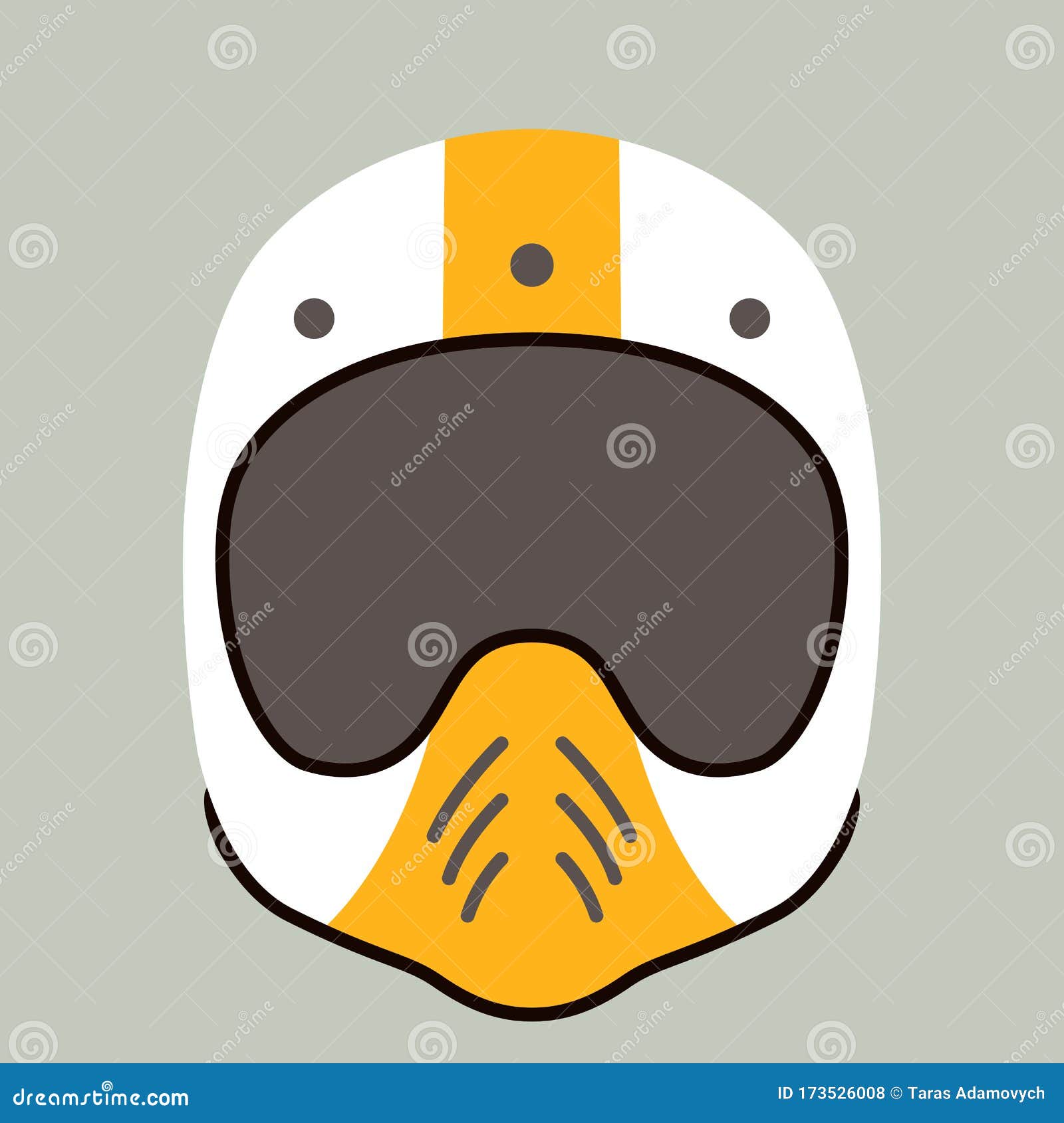 Motorcycle Helmet, Vector Illustration,flat Style Stock Vector ...