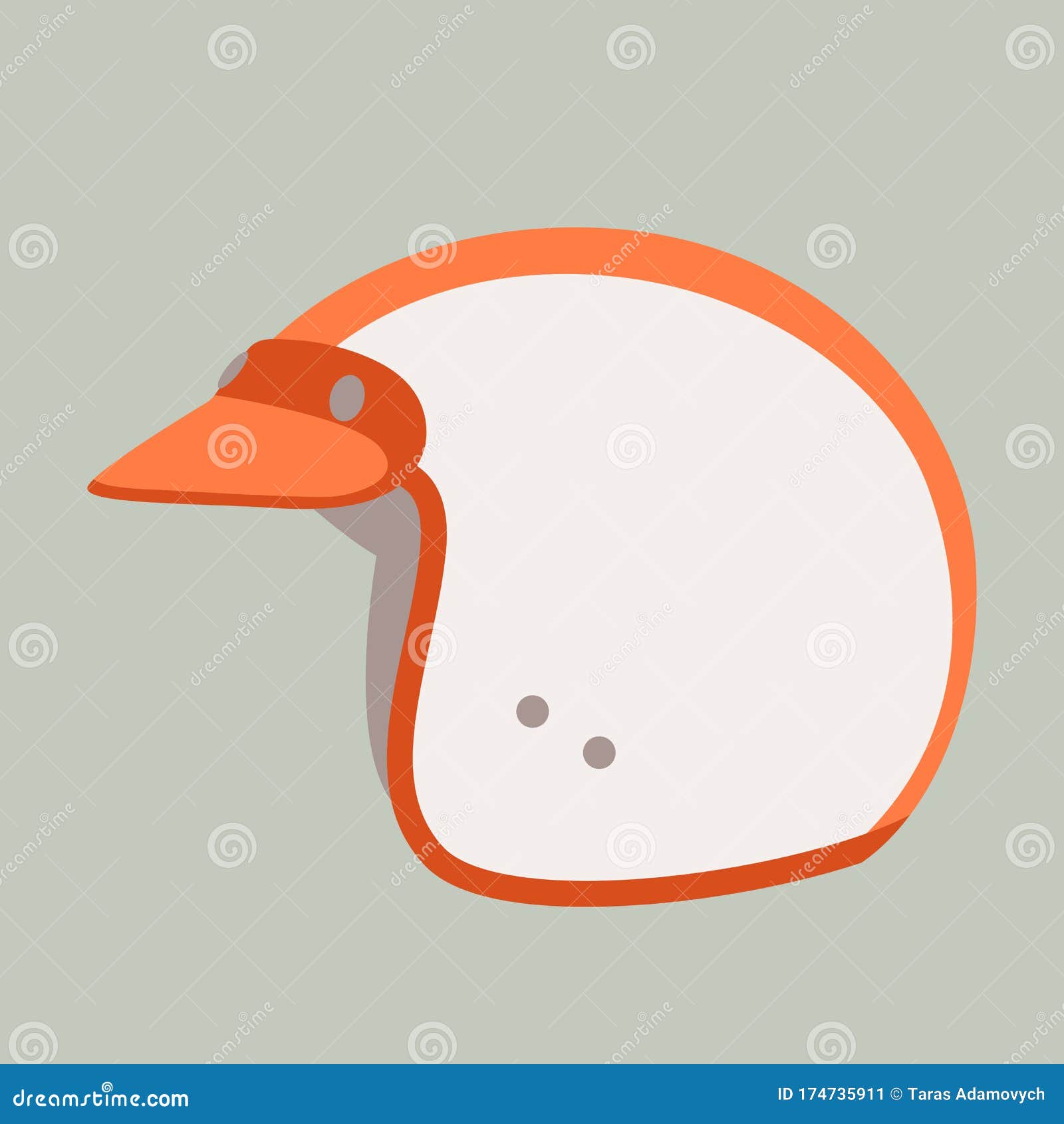 Motorcycle Helmets, Vector Illustration, Flat Style Stock Vector ...