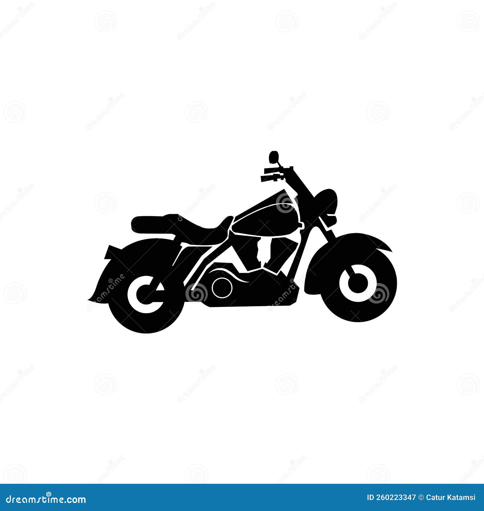 Motorcycle Icon Logo Vector Stock Illustration - Illustration of road ...