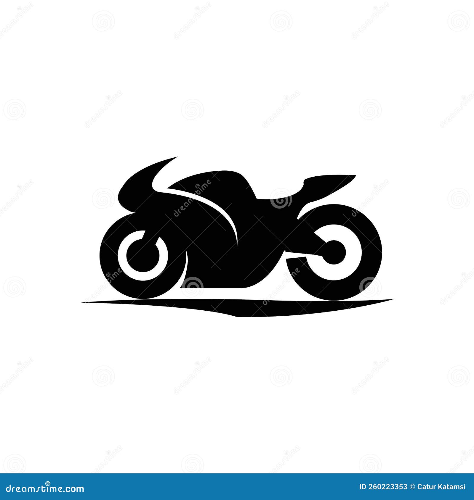 Motorcycle Icon Logo Vector Stock Illustration - Illustration of motor ...