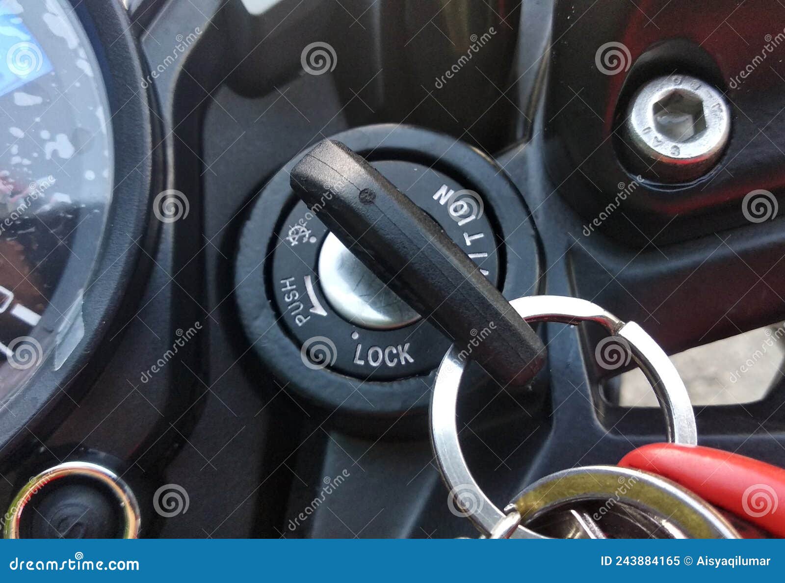 Motorcycle Ignition Key Switch. Designed with Safety Features ...