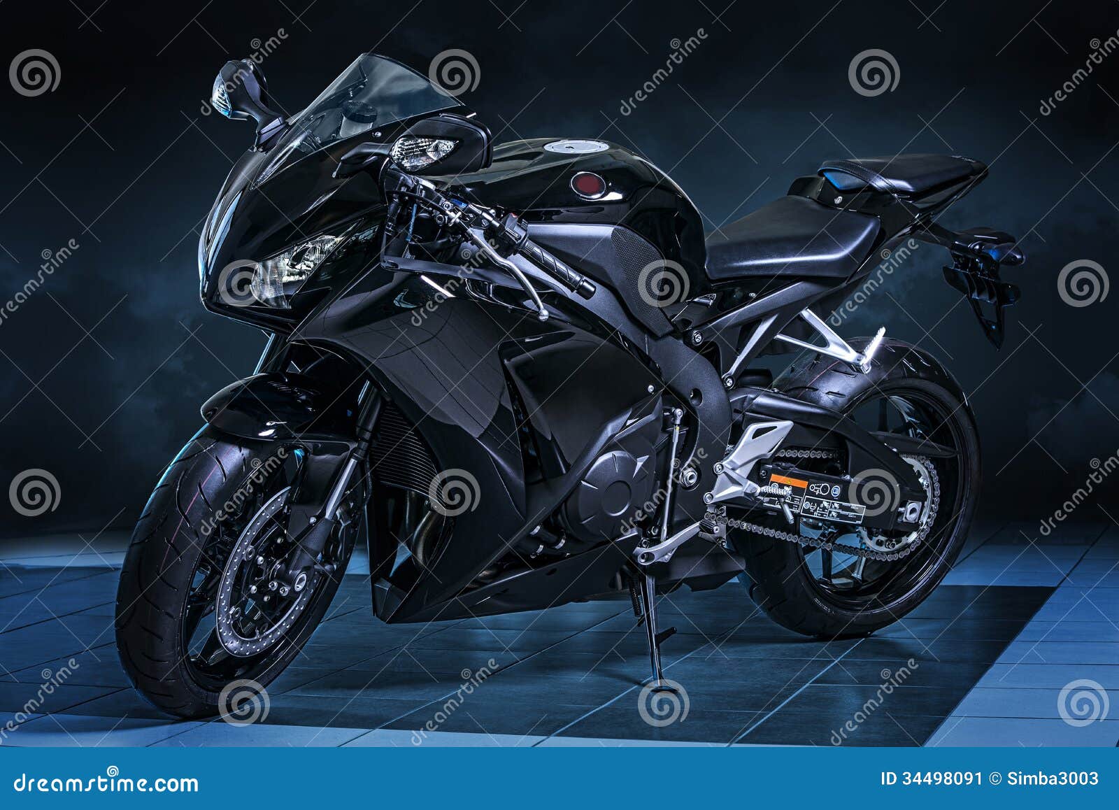 Motorcycle stock image. Image of color, excitement, blue - 34498091