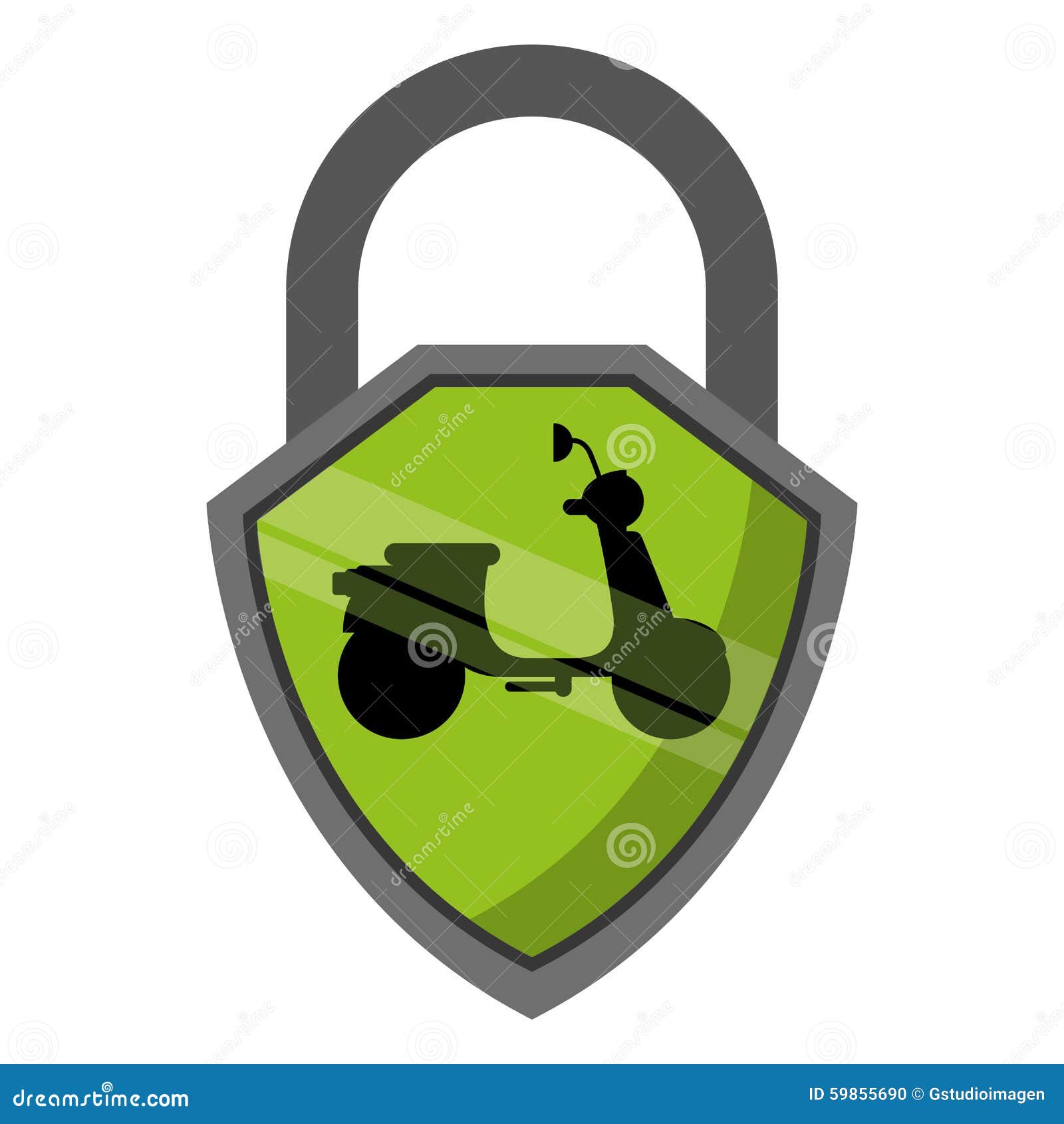 Motorcycle insurance stock vector. Illustration of insurance - 59855690