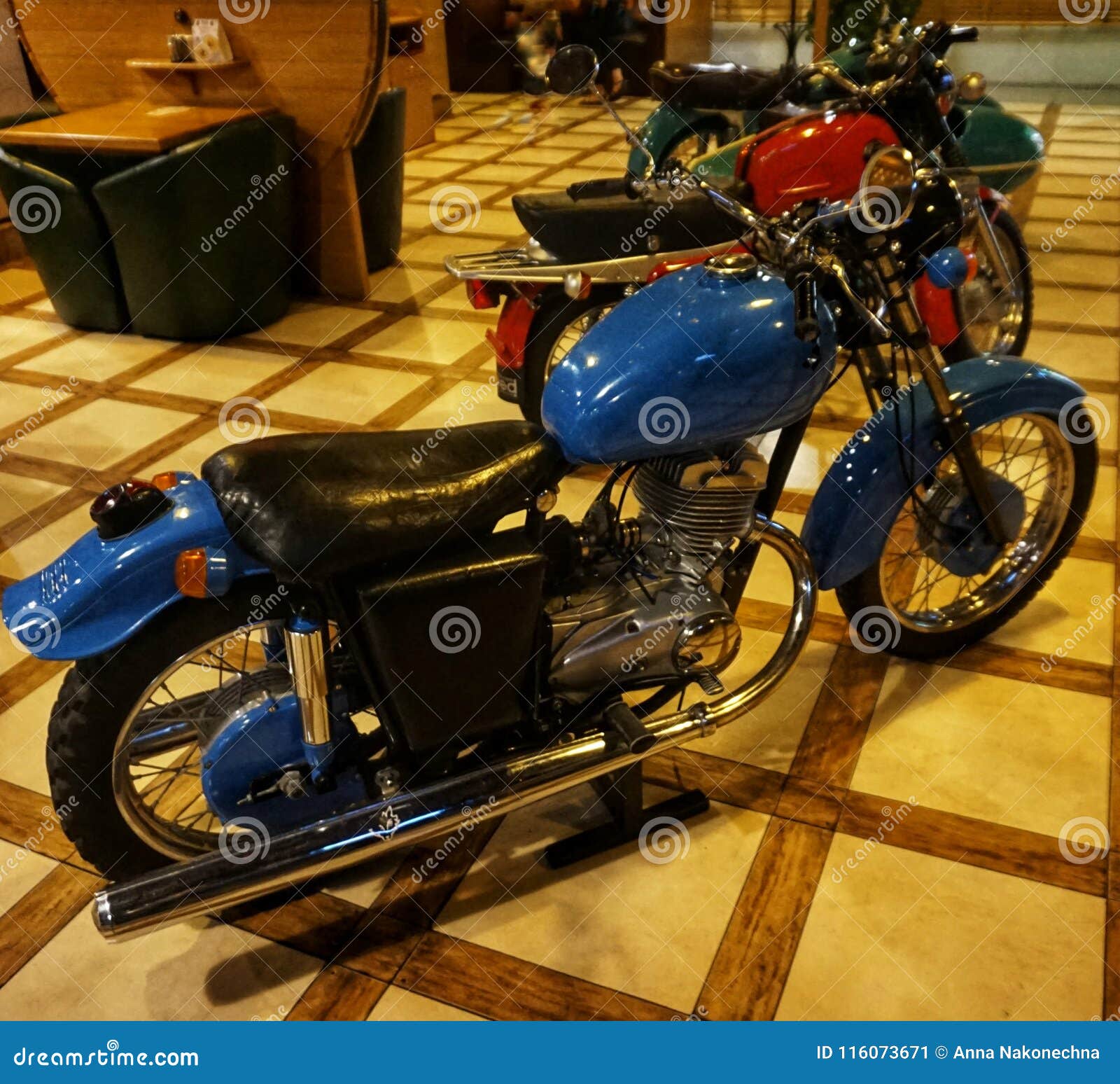 Motorcycle `Java`, Which is an Undefined Element of the Design of a Pub ...