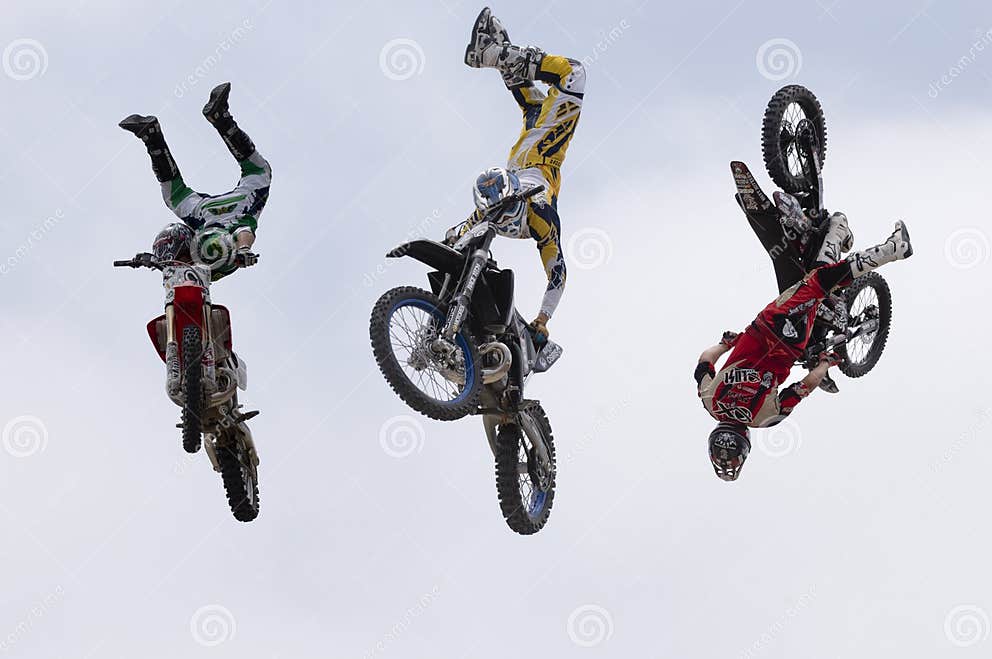 Motorcycle jump editorial stock image. Image of jump, motocross - 6030509