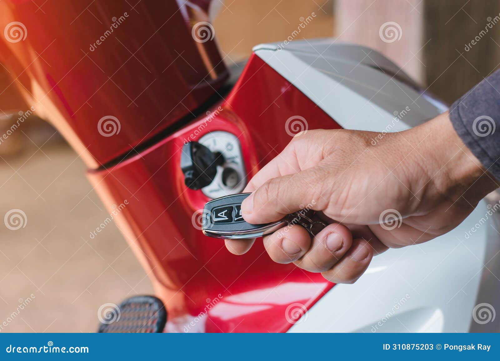 Motorcycle Key System, Lock and Start Via Remote, Modern Safety ...