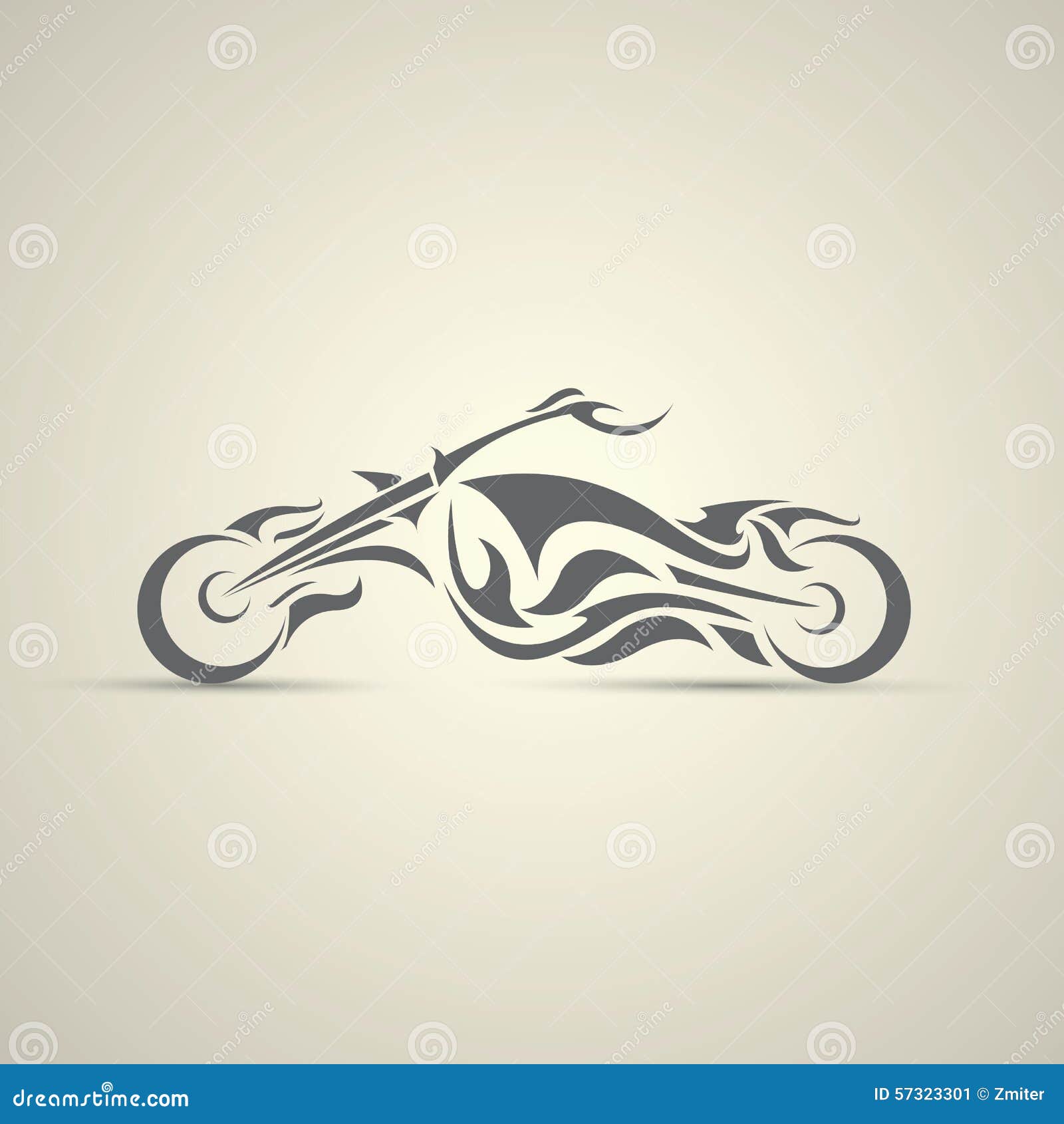 Motorcycle Label, Badge. Abstract Motorcycle Stock Vector ...
