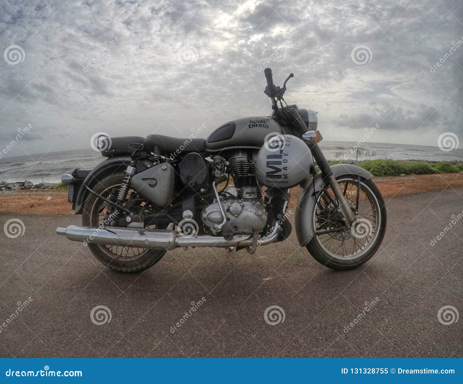 Motorcycle life editorial image. Image of royalenfield - 131328755