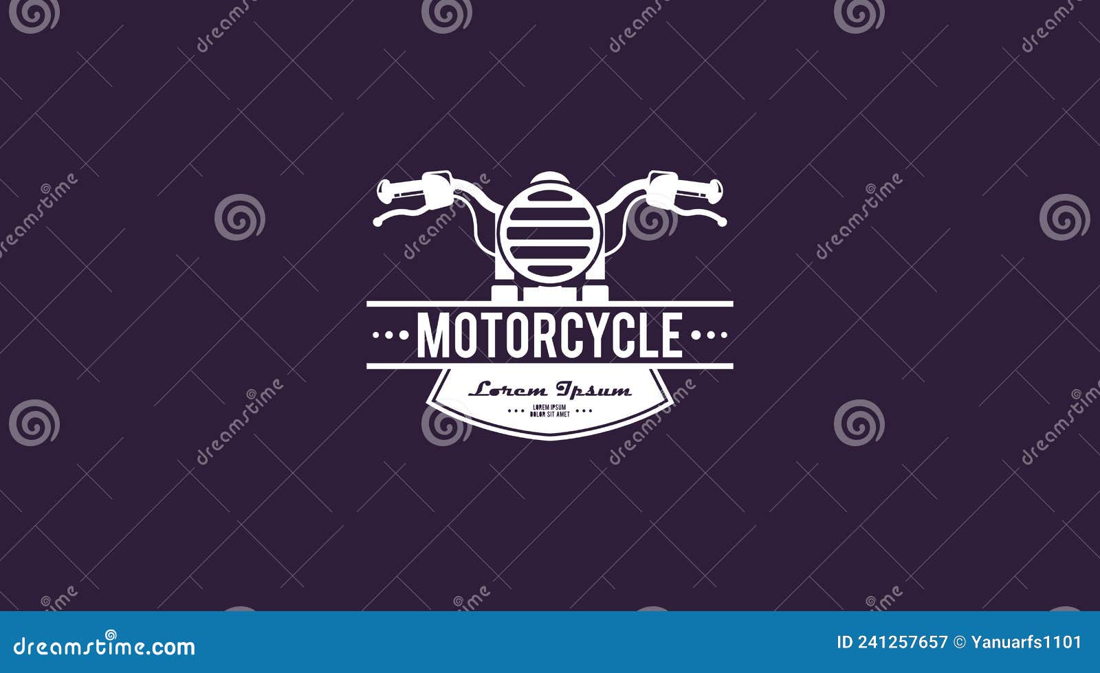 Motorcycle Logo Design Template Vector Stock Vector - Illustration of ...