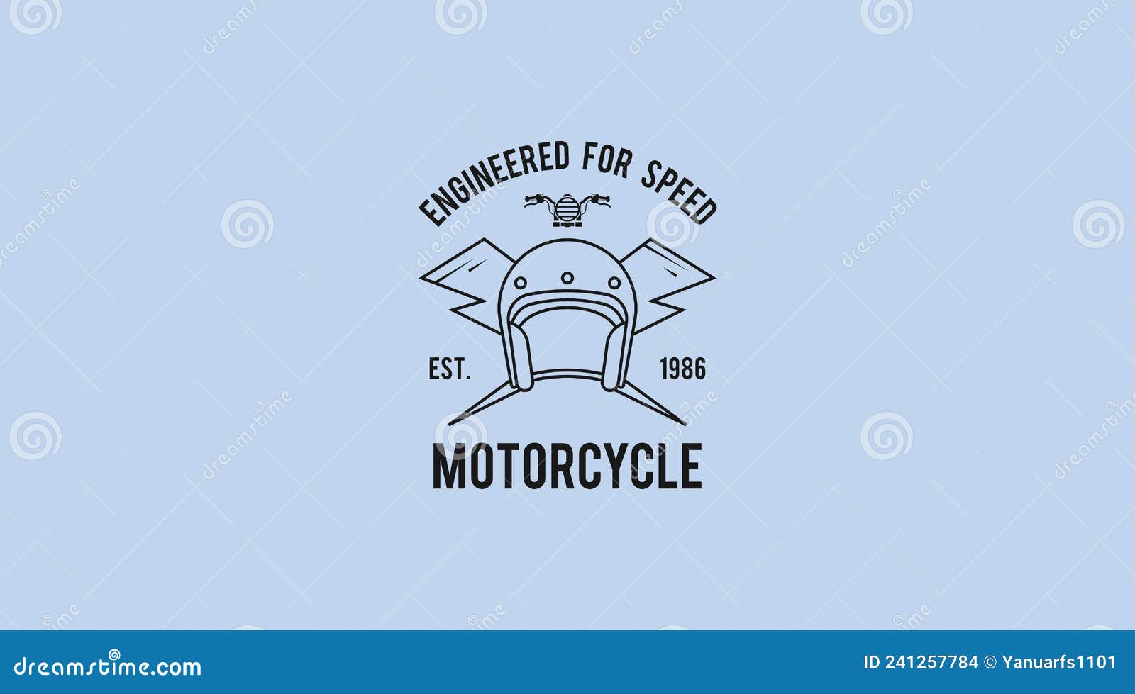 Motorcycle Logo Design Template Vector Stock Vector - Illustration of ...