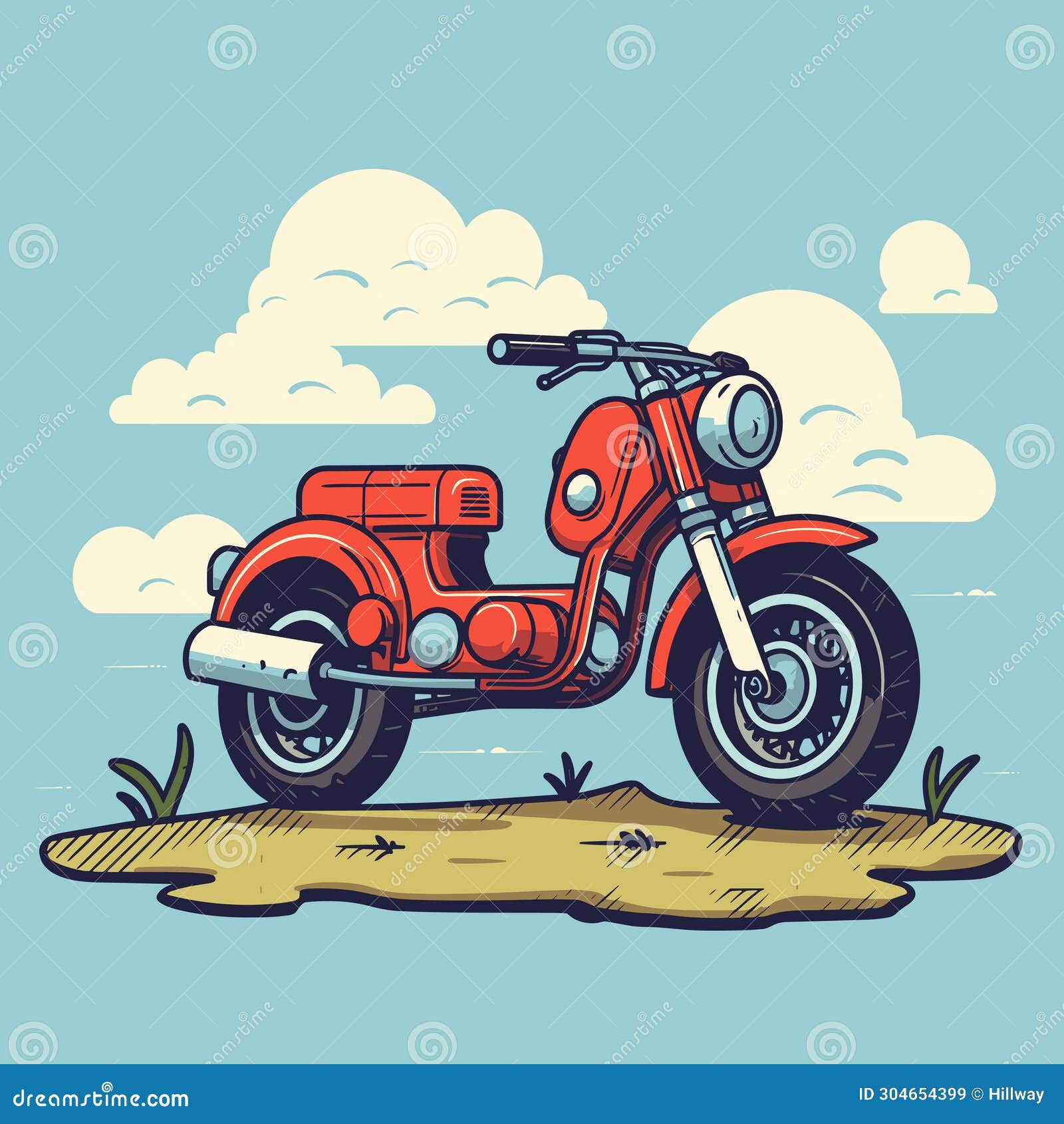 Motorcycle Logo Icon Template Cartoon Vector Illustration Stock Vector ...