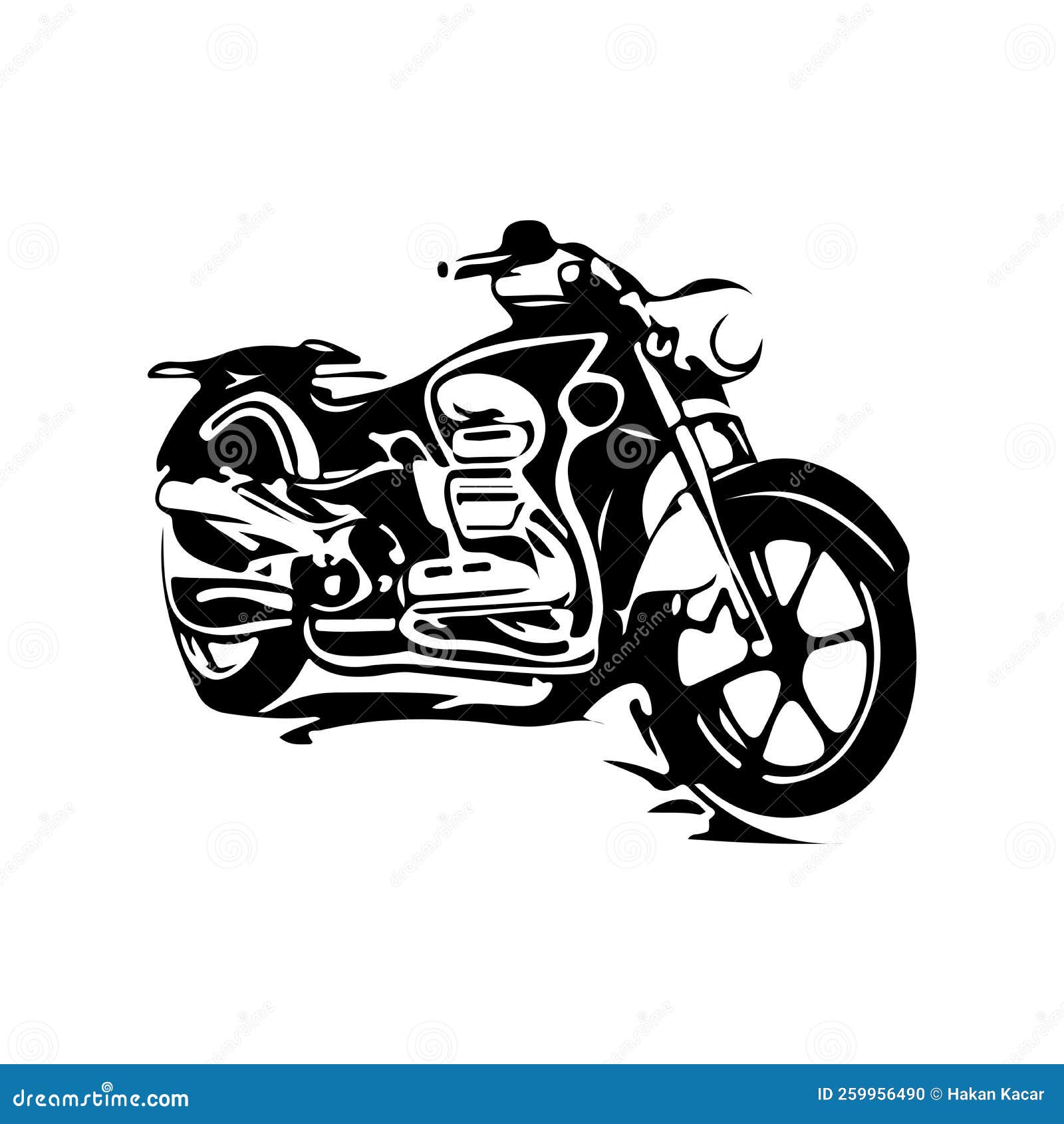Motorcycle logo vector stock vector. Illustration of biking - 259956490