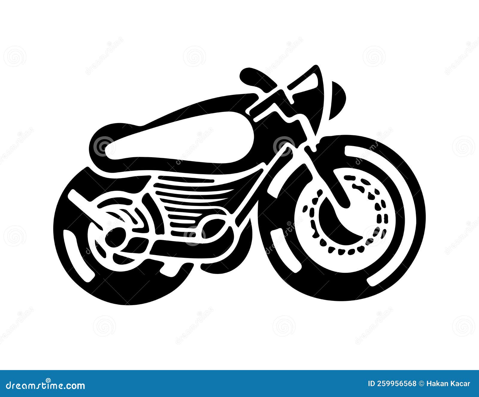 Motorcycle logo vector stock vector. Illustration of motor - 259956568