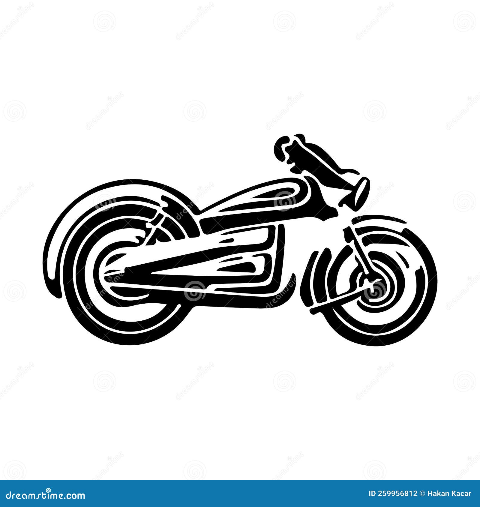 Motorcycle logo vector stock vector. Illustration of collection - 259956812