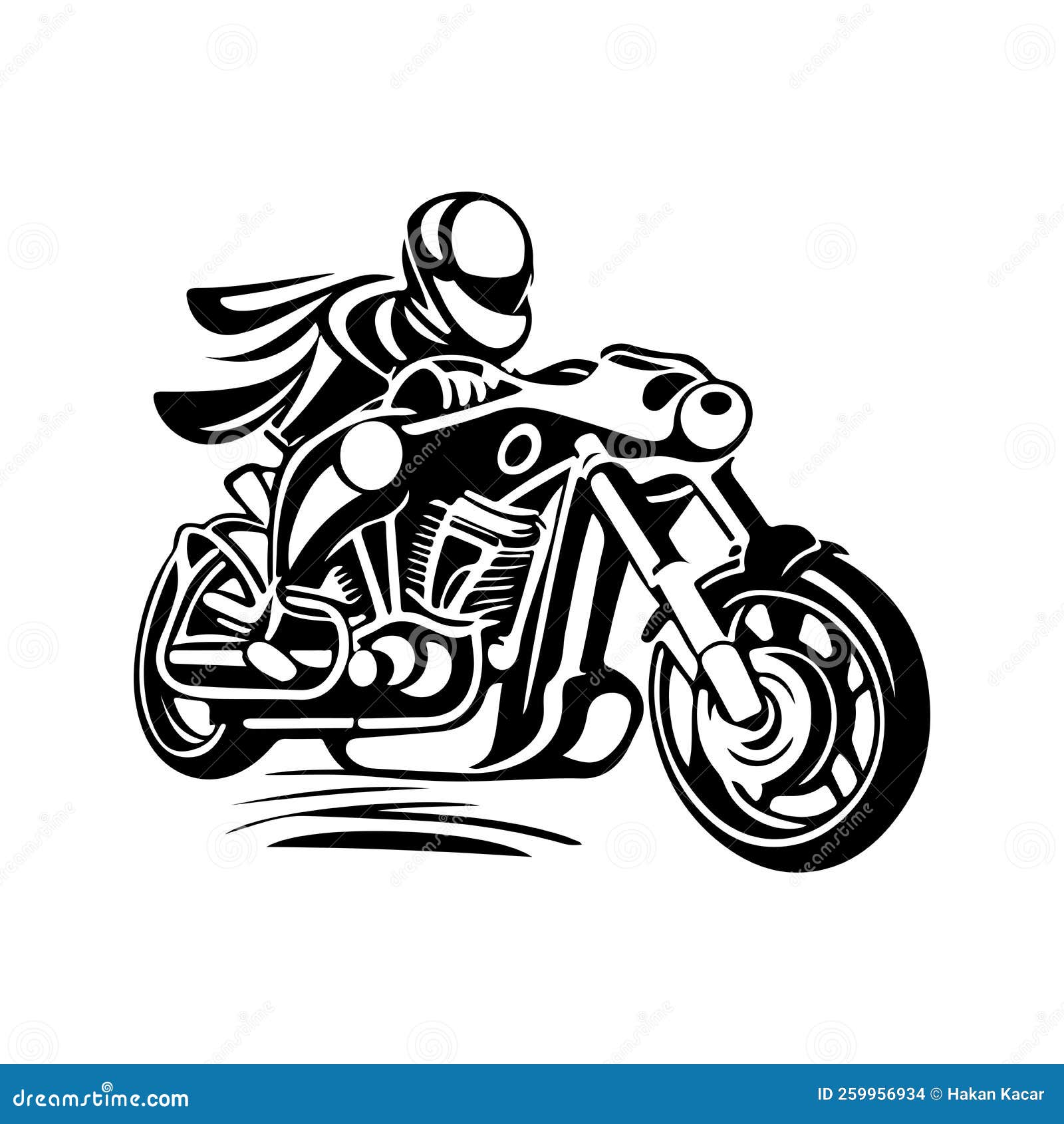Motorcycle logo vector stock vector. Illustration of logo - 259956934