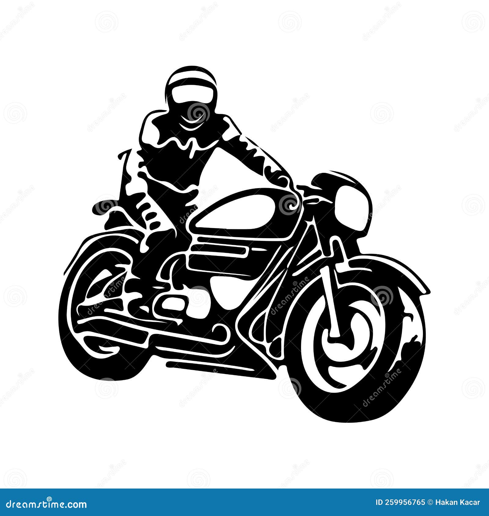 Motorcycle logo vector stock vector. Illustration of pictogram - 259956765