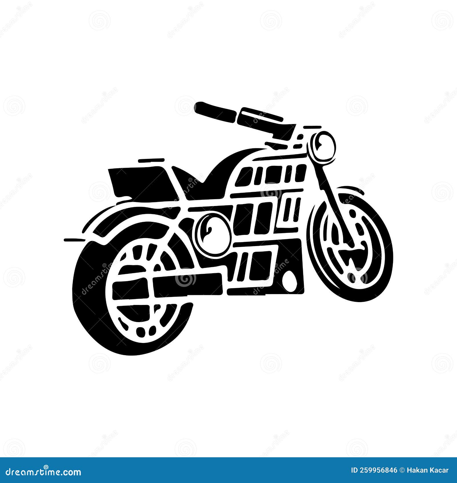 Motorcycle logo vector stock vector. Illustration of wheel - 259956846