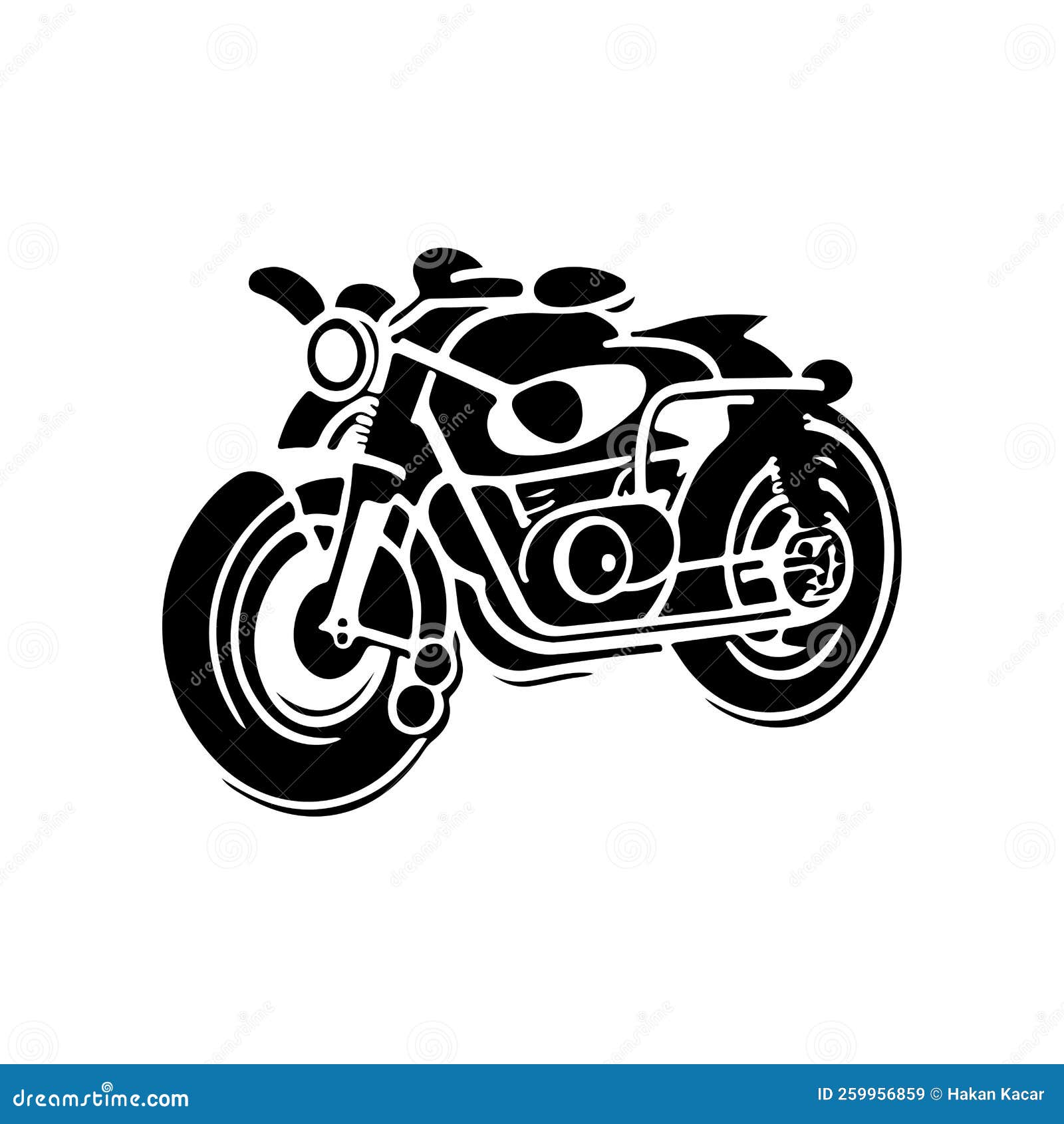 Motorcycle logo vector stock vector. Illustration of motor - 259956859