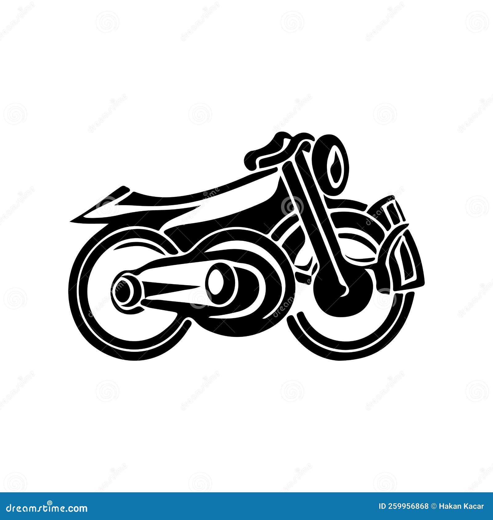 Motorcycle logo vector stock illustration. Illustration of logo - 259956868