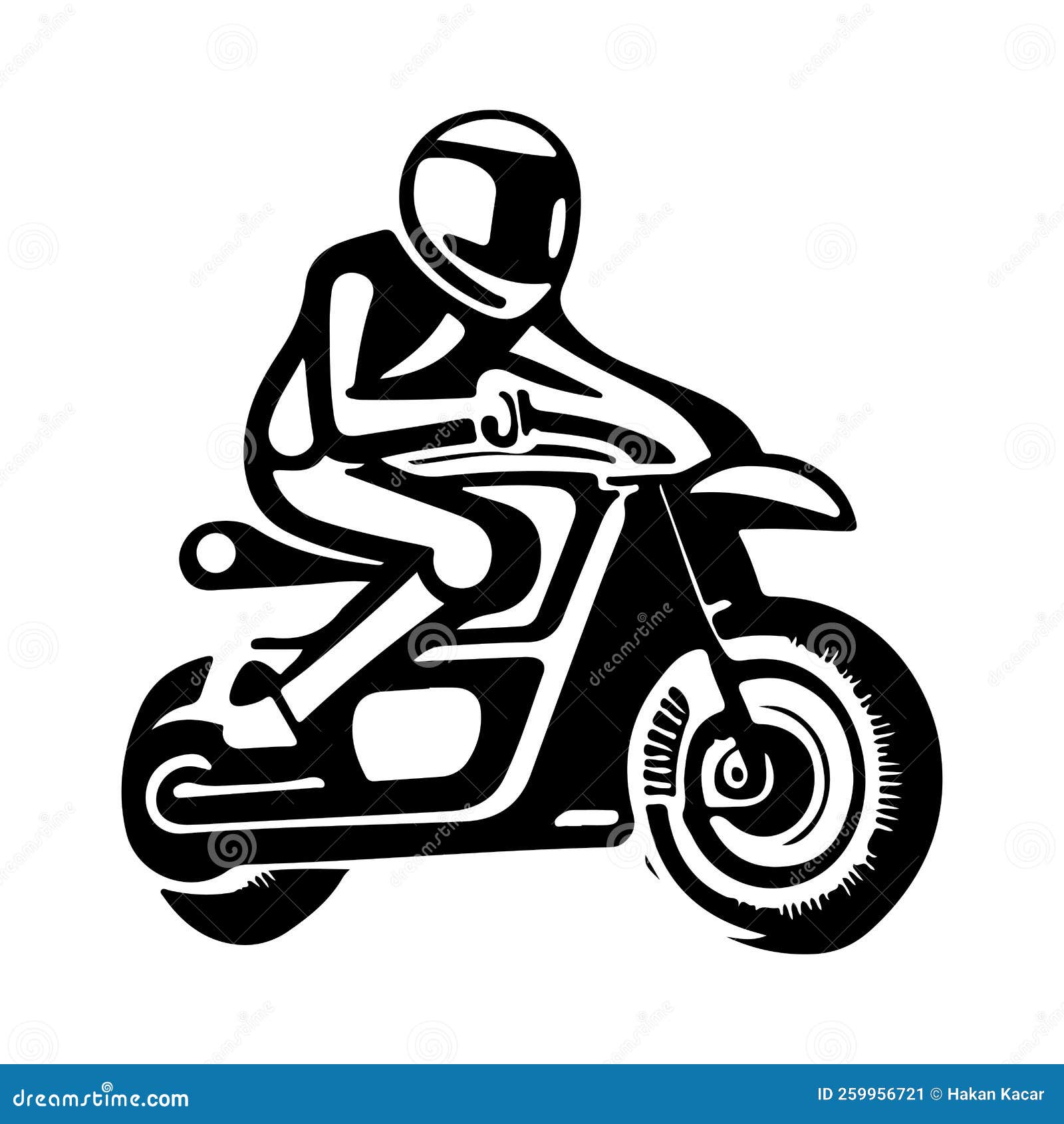 Motorcycle logo vector stock vector. Illustration of cycling - 259956721