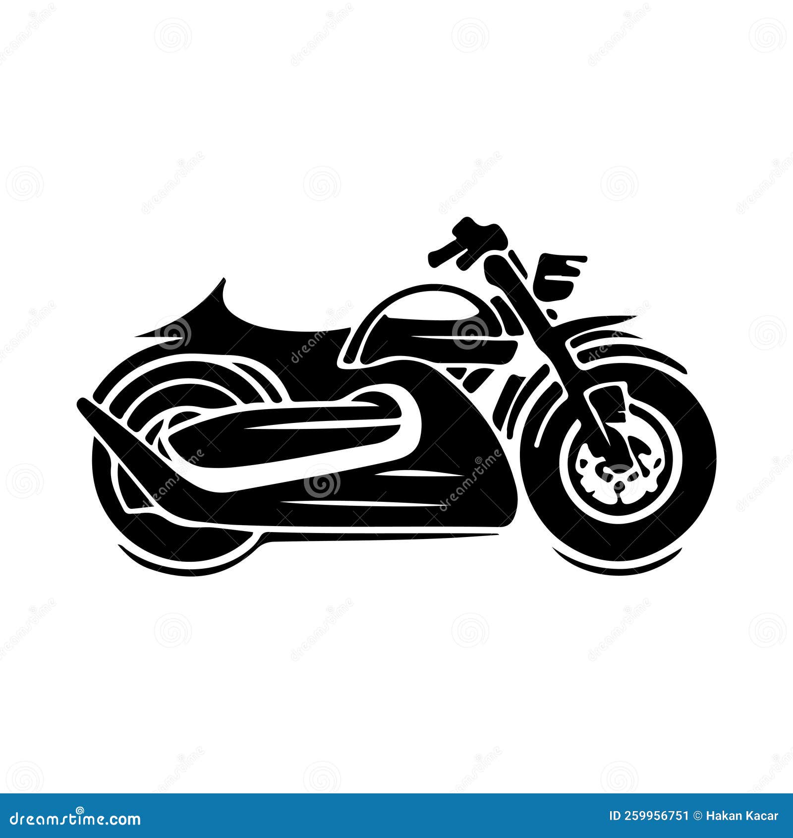 Motorcycle logo vector stock vector. Illustration of design - 259956751