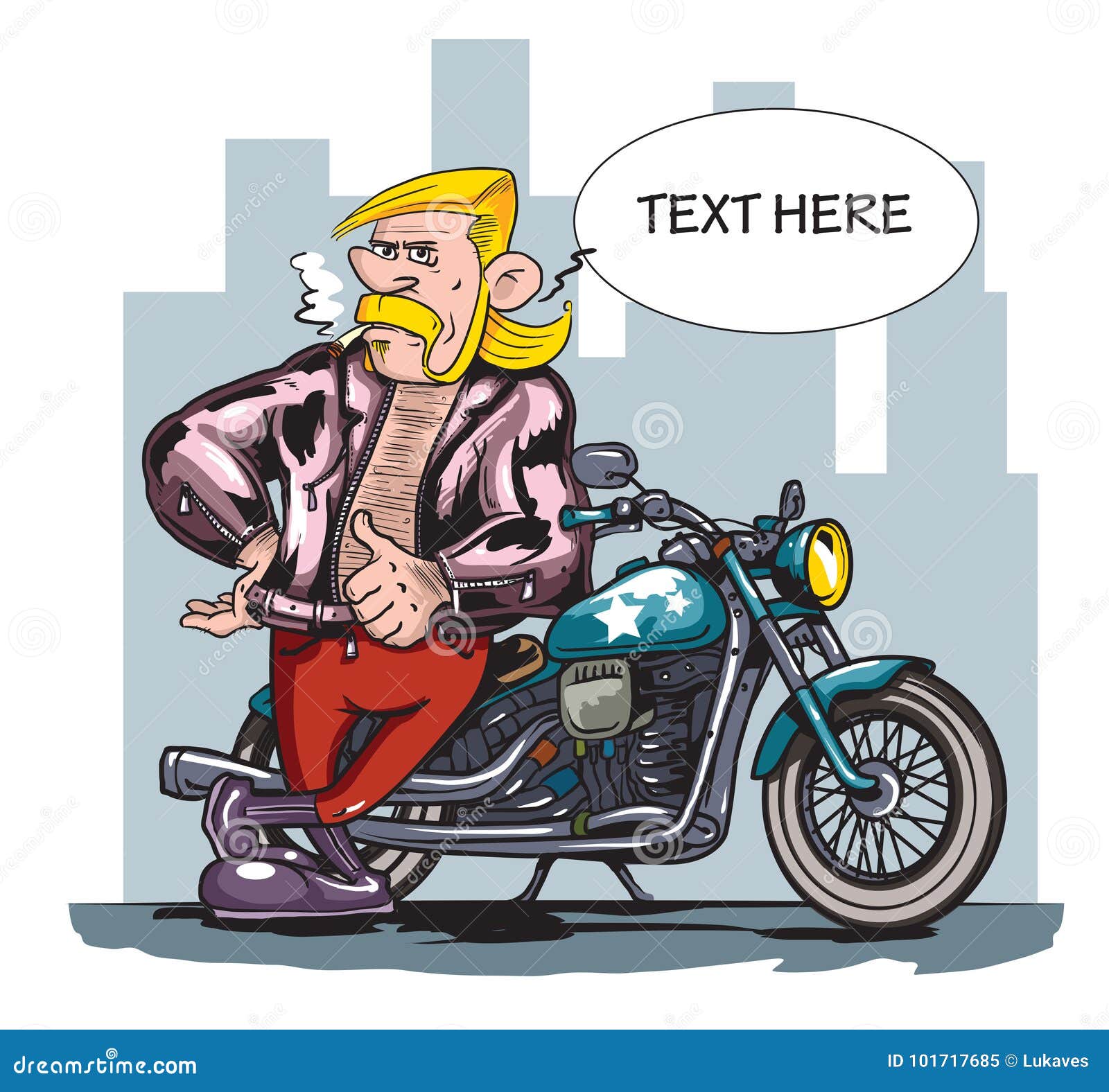 Motorcycle man stock vector. Illustration of motor, sport - 101717685