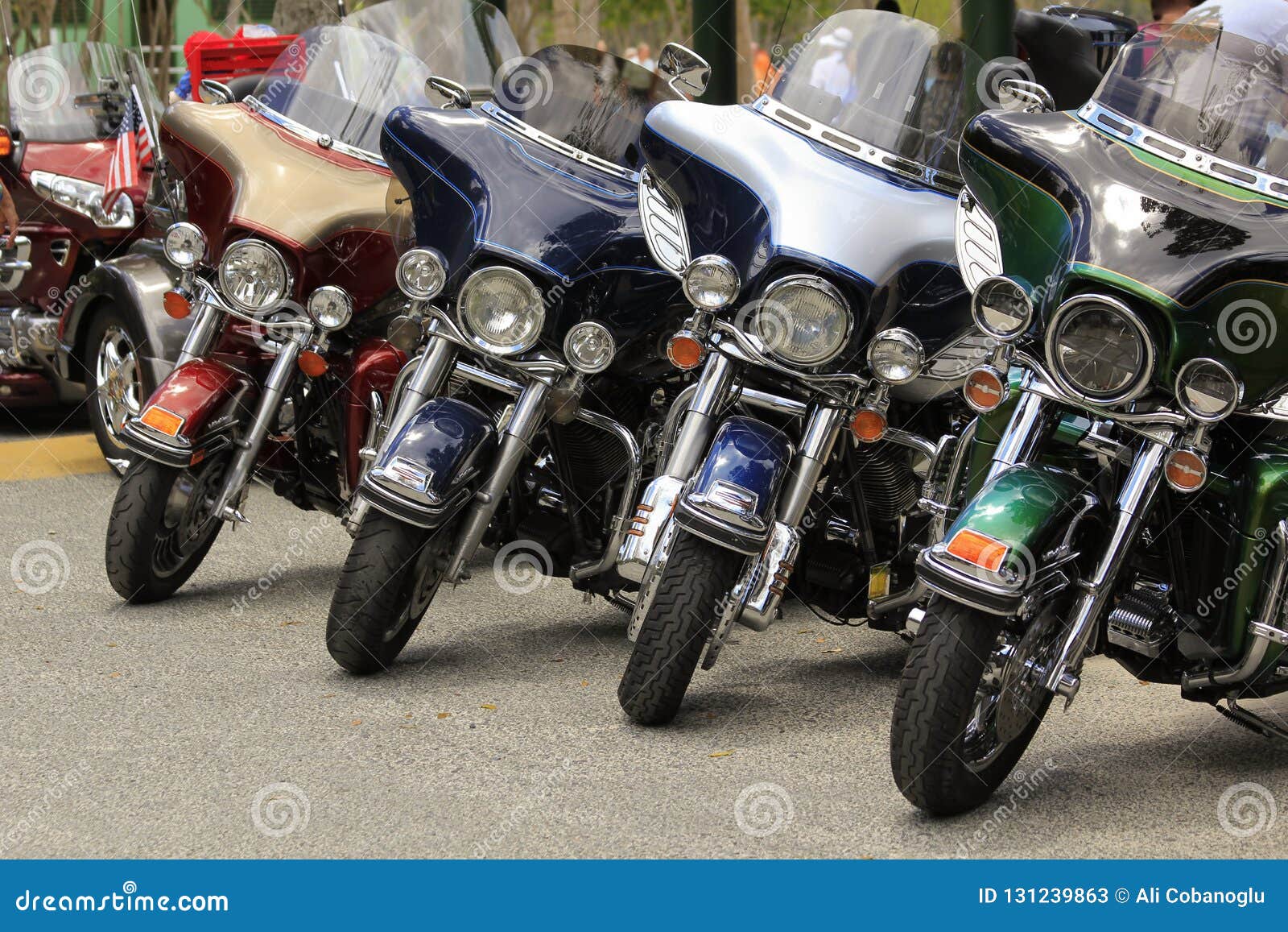 Motorcycle Side by Side Arrayed Editorial Stock Photo - Image of ...