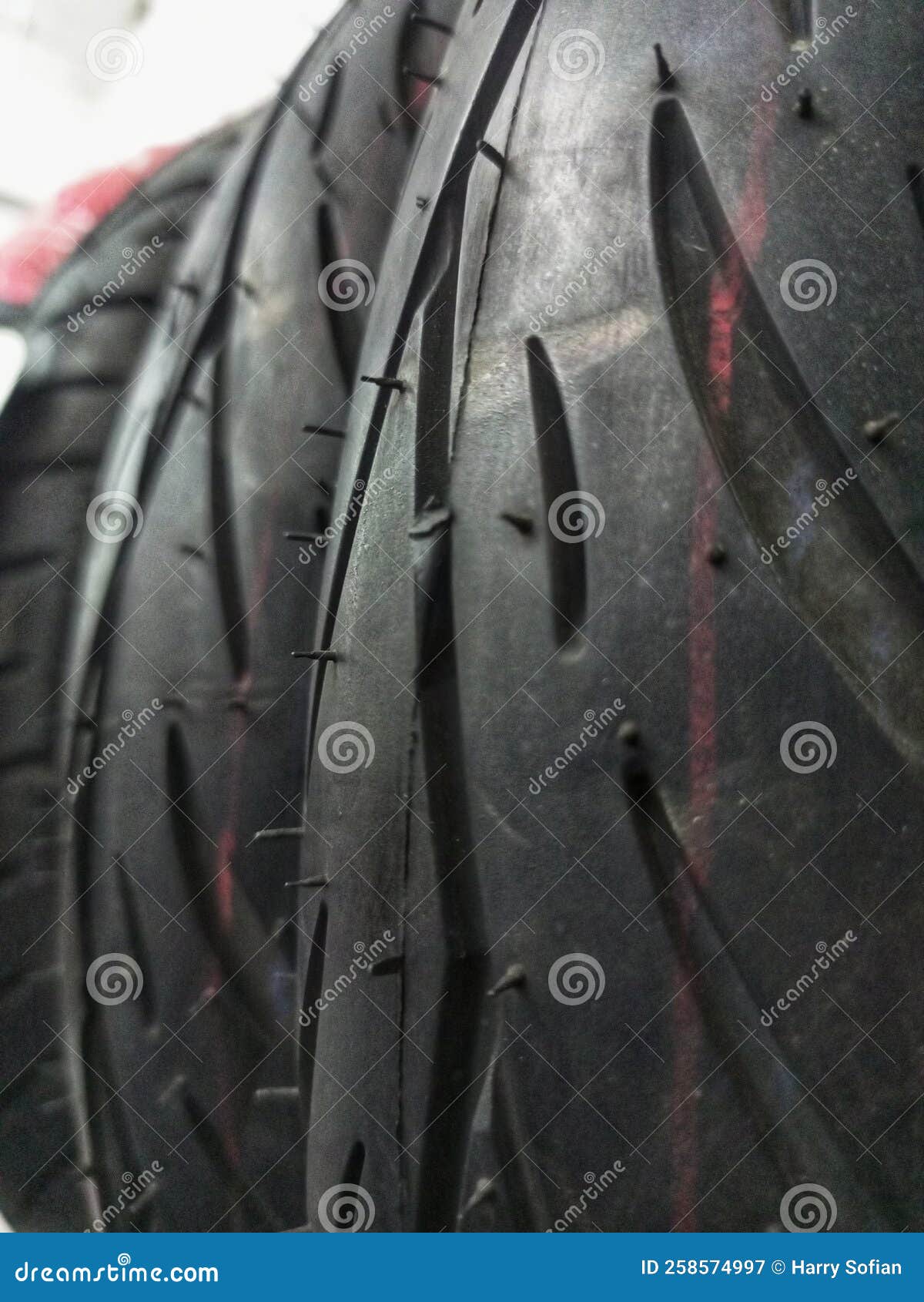 Motorcycle New Tire Pattern Stock Image - Image of isolated, tire ...