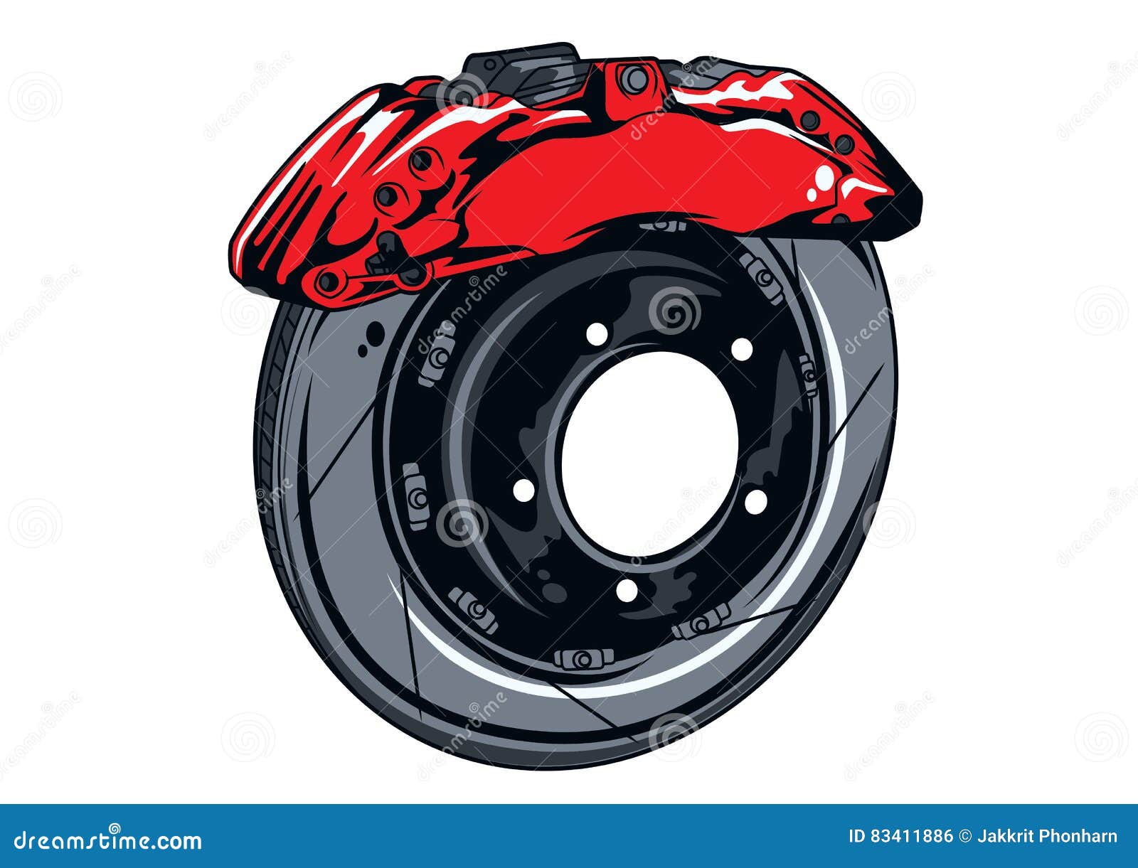 Motorcycle Part Disc Brake Set Stock Vector - Illustration of disc ...
