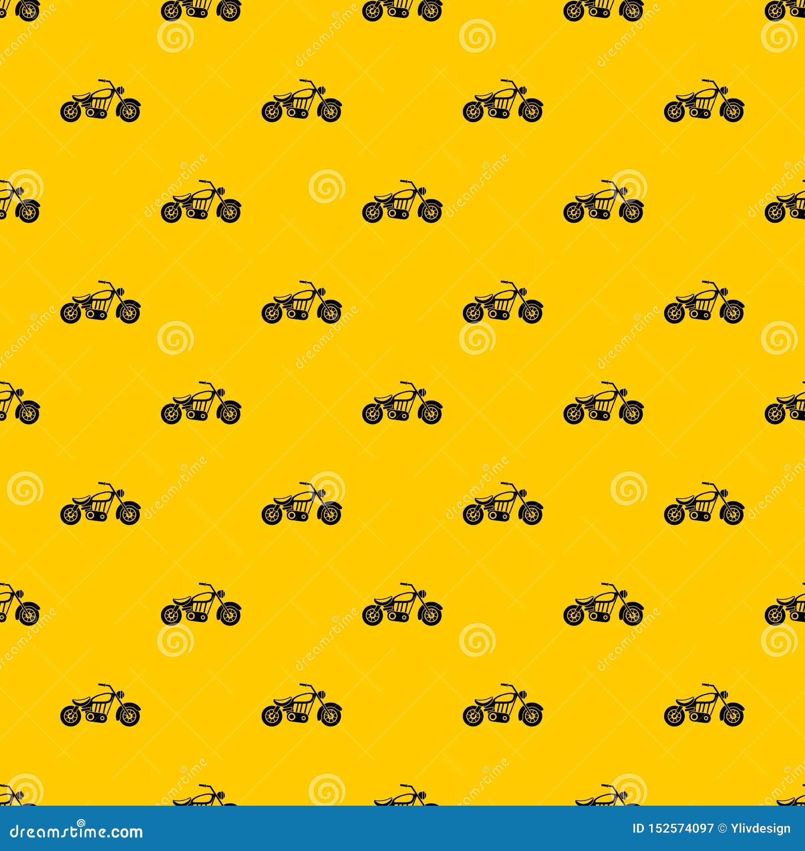 Motorcycle pattern vector stock vector. Illustration of motor - 152574097