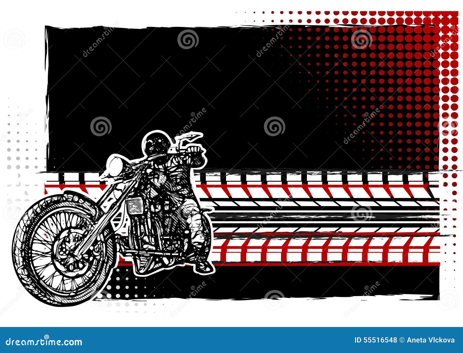 Motorcycle Poster Background Vector Illustration | CartoonDealer.com ...