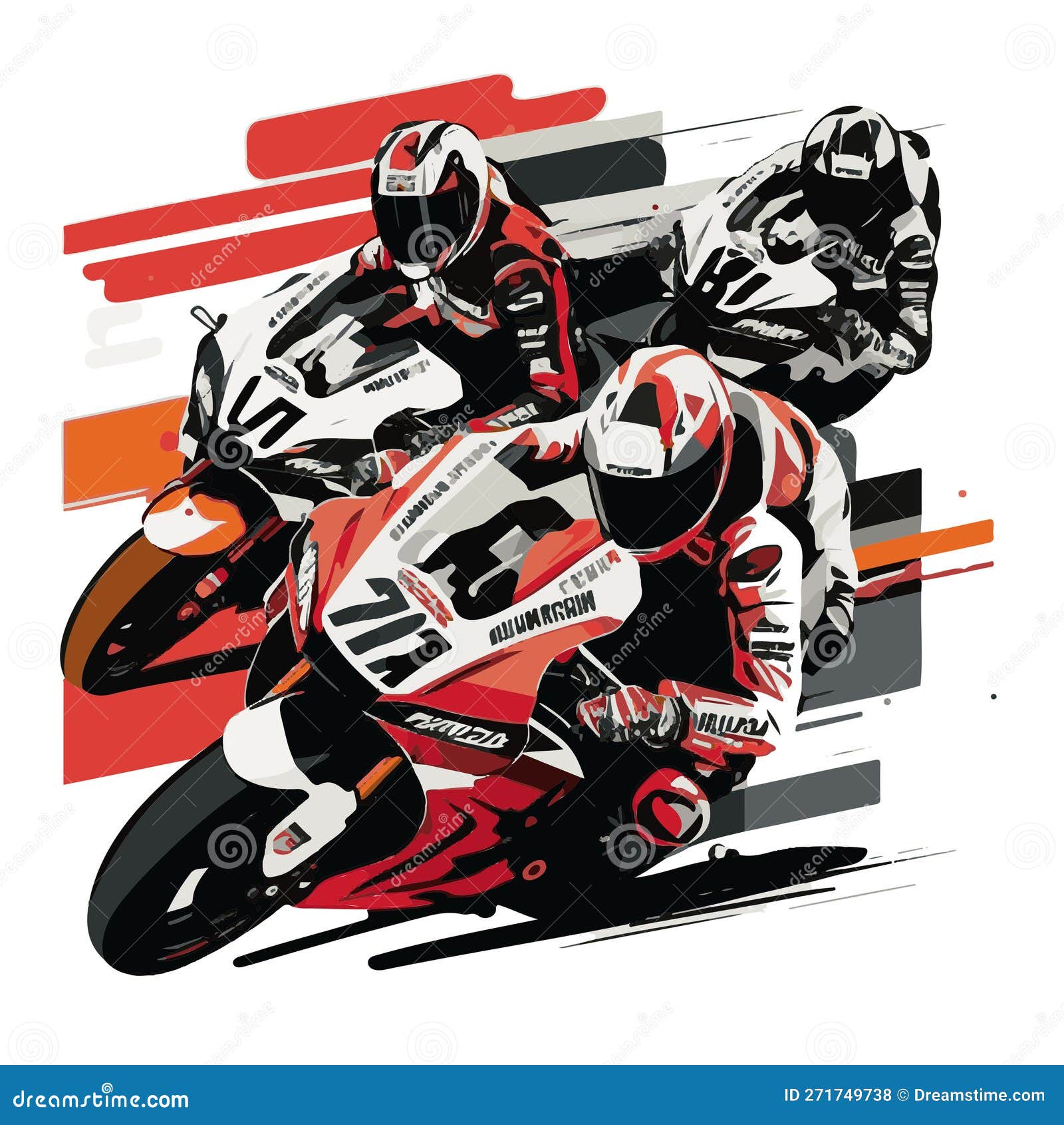 Motorcycle Great Details Vector | CartoonDealer.com #5875941