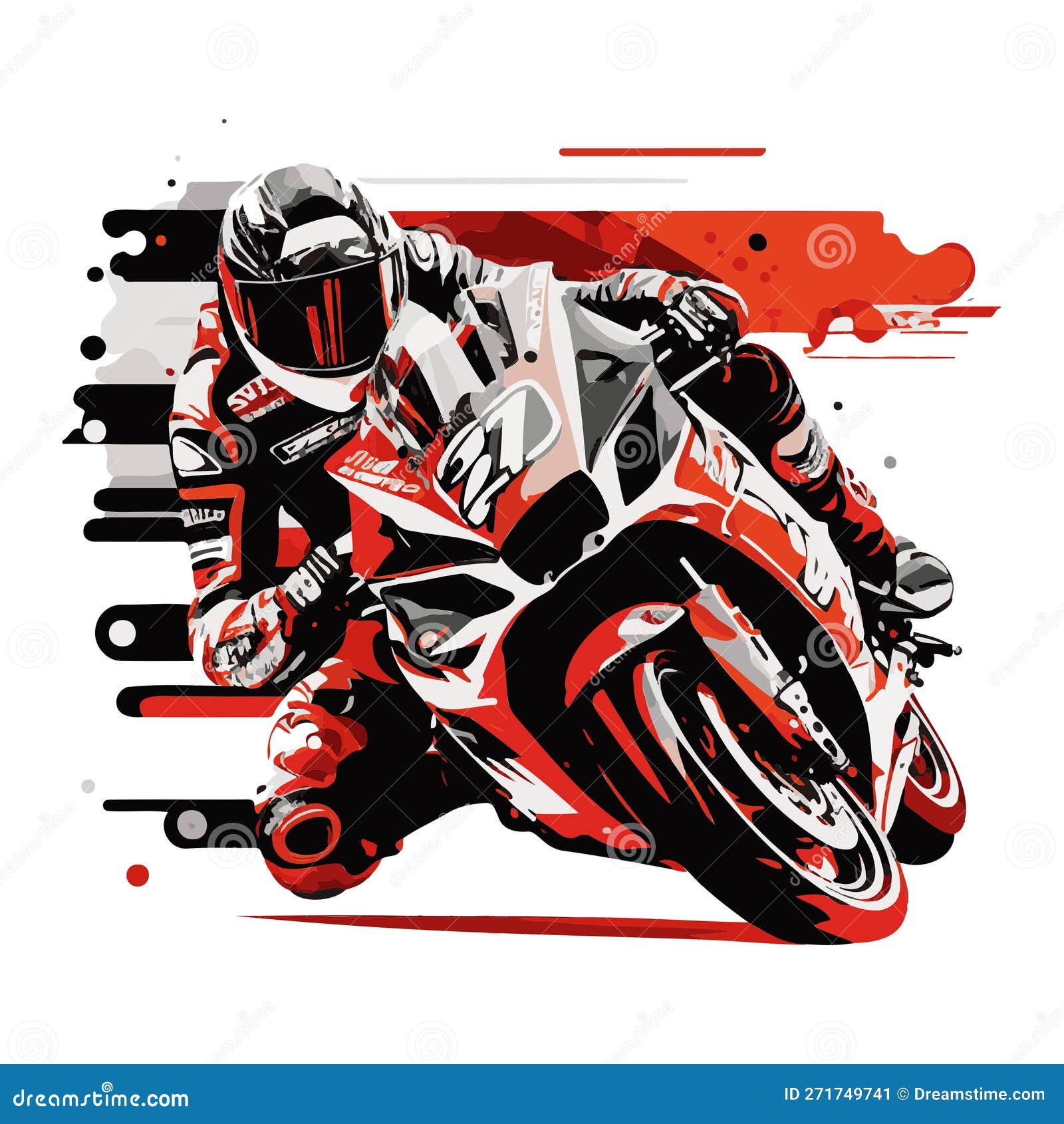 Motorcycle Racer Drops To His Knees Expressing Emotion Over A Hard ...