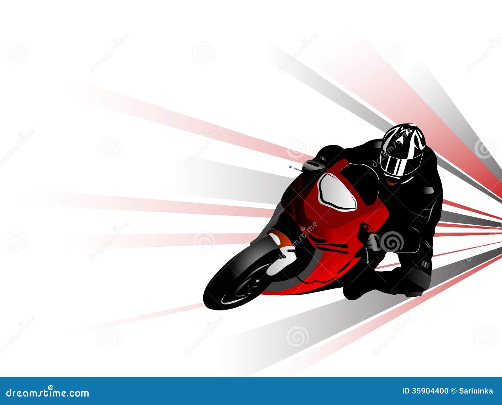 Motorcycle racer stock vector. Illustration of winner - 35904400