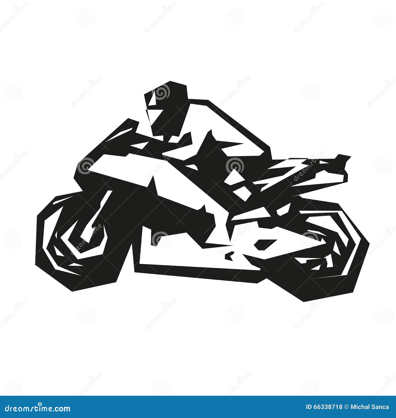 Motorcycle Racing, Abstract Motorbike Stock Vector - Illustration of ...