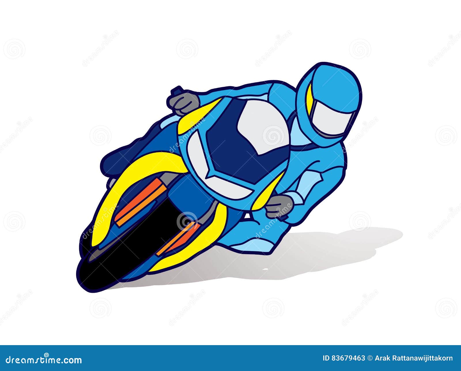 Motorcycle Racing graphic stock vector. Illustration of motorcyclist ...