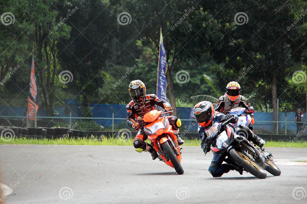 Motorcycle Racing at the Sentul Circuit, Bogor, West Java Editorial Photo - Image of motocross ...