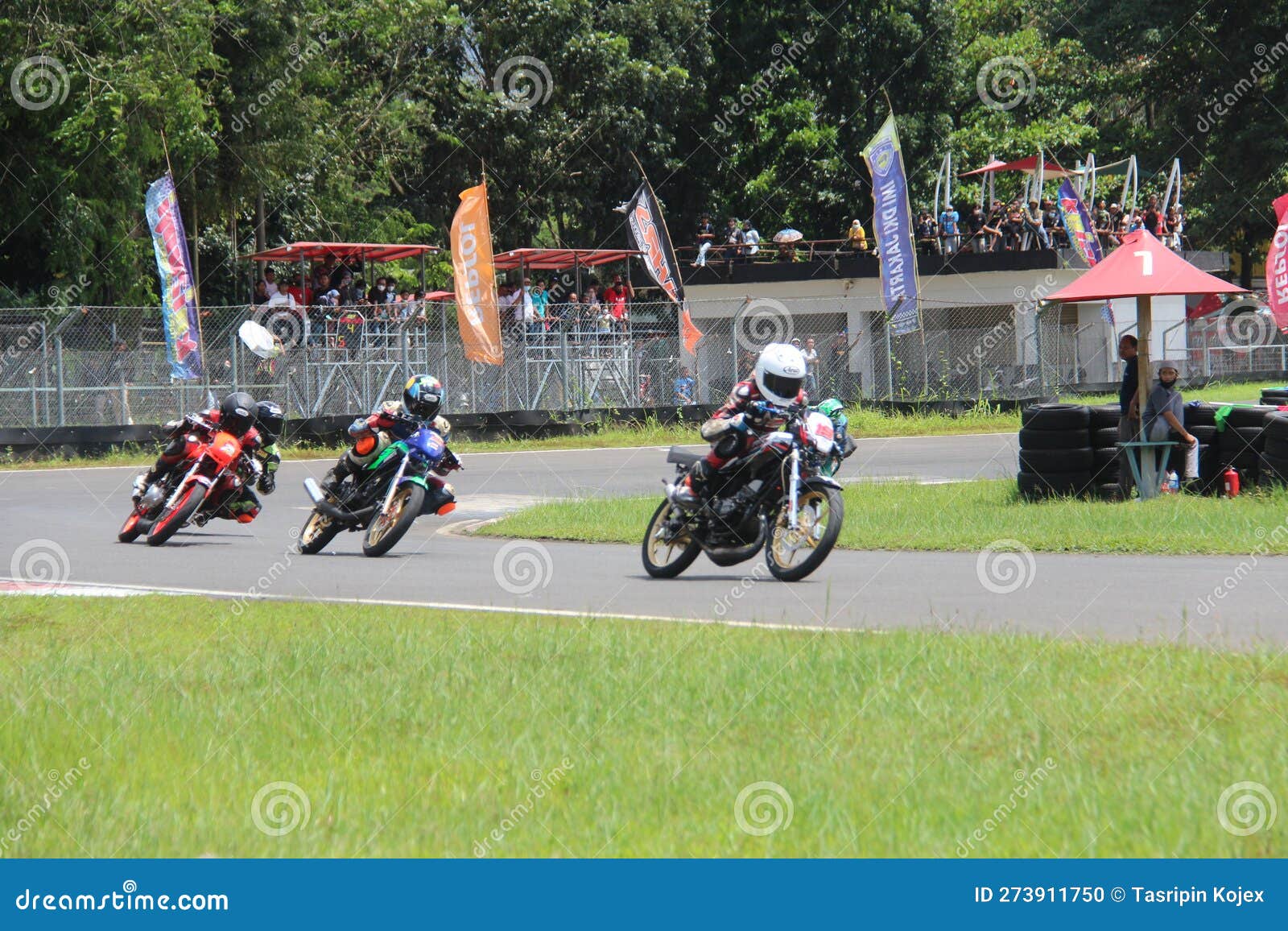 Motorcycle Racing at the Sentul Circuit, Bogor, West Java Editorial ...