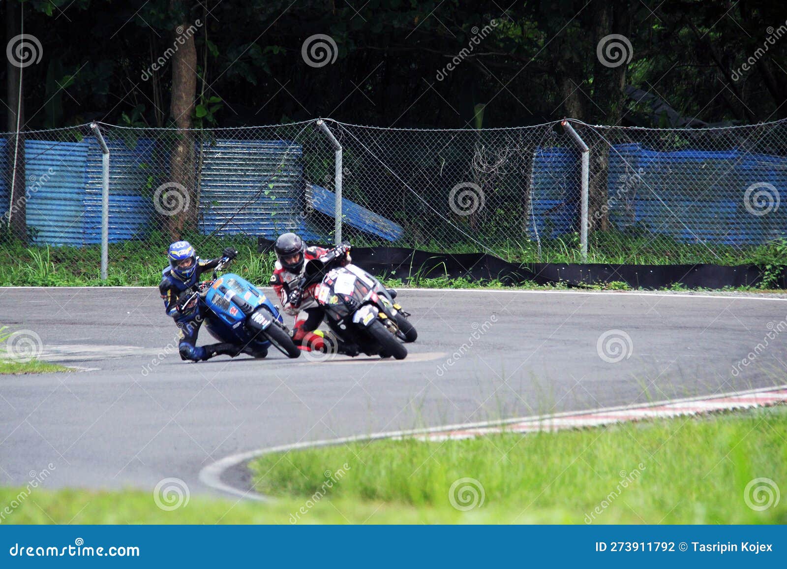 Motorcycle Racing at the Sentul Circuit, Bogor, West Java Editorial ...