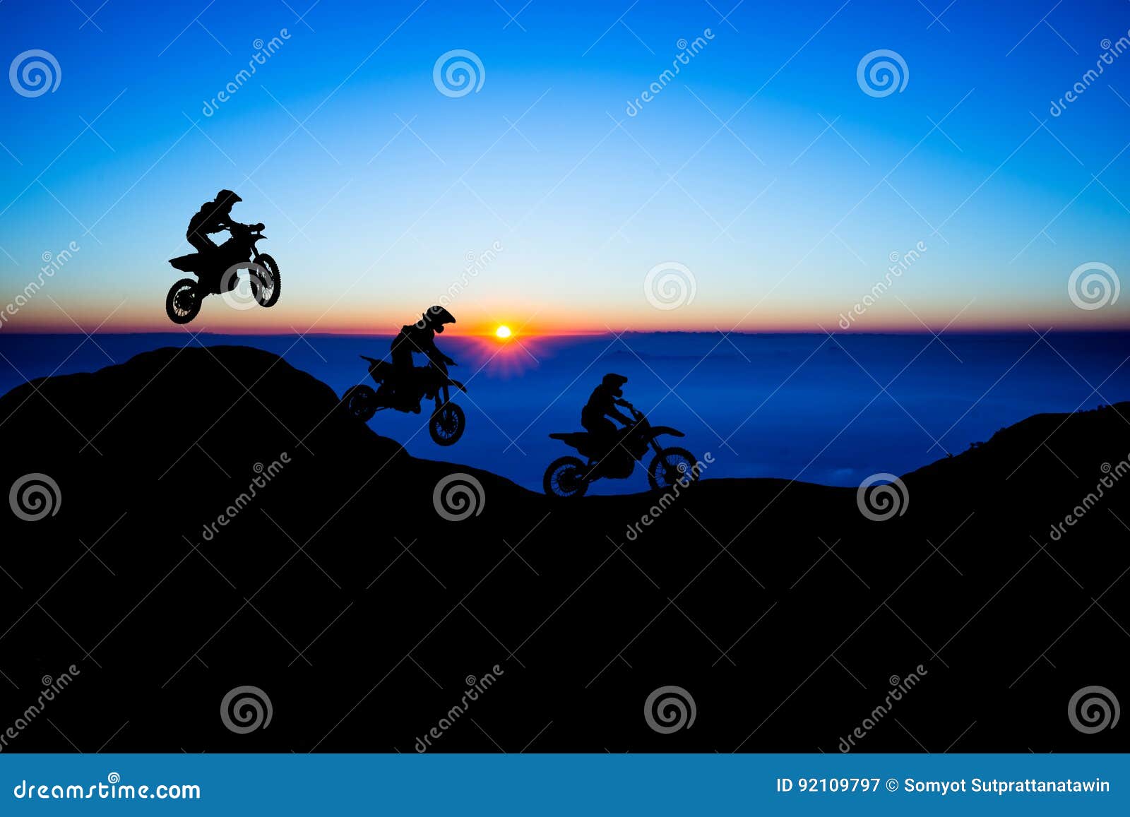 Motorcycle Racing at Sunset View Stock Image - Image of motorcycle ...