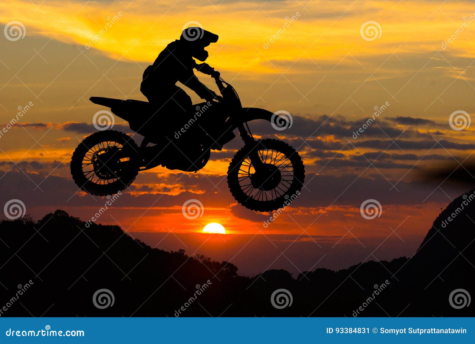 Motorcycle Racing at Sunset View Stock Image - Image of sport ...