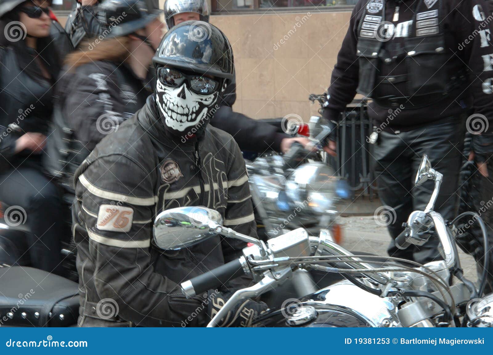 Motorcycle Rally in Wroclaw, Poland Editorial Stock Photo - Image of ...